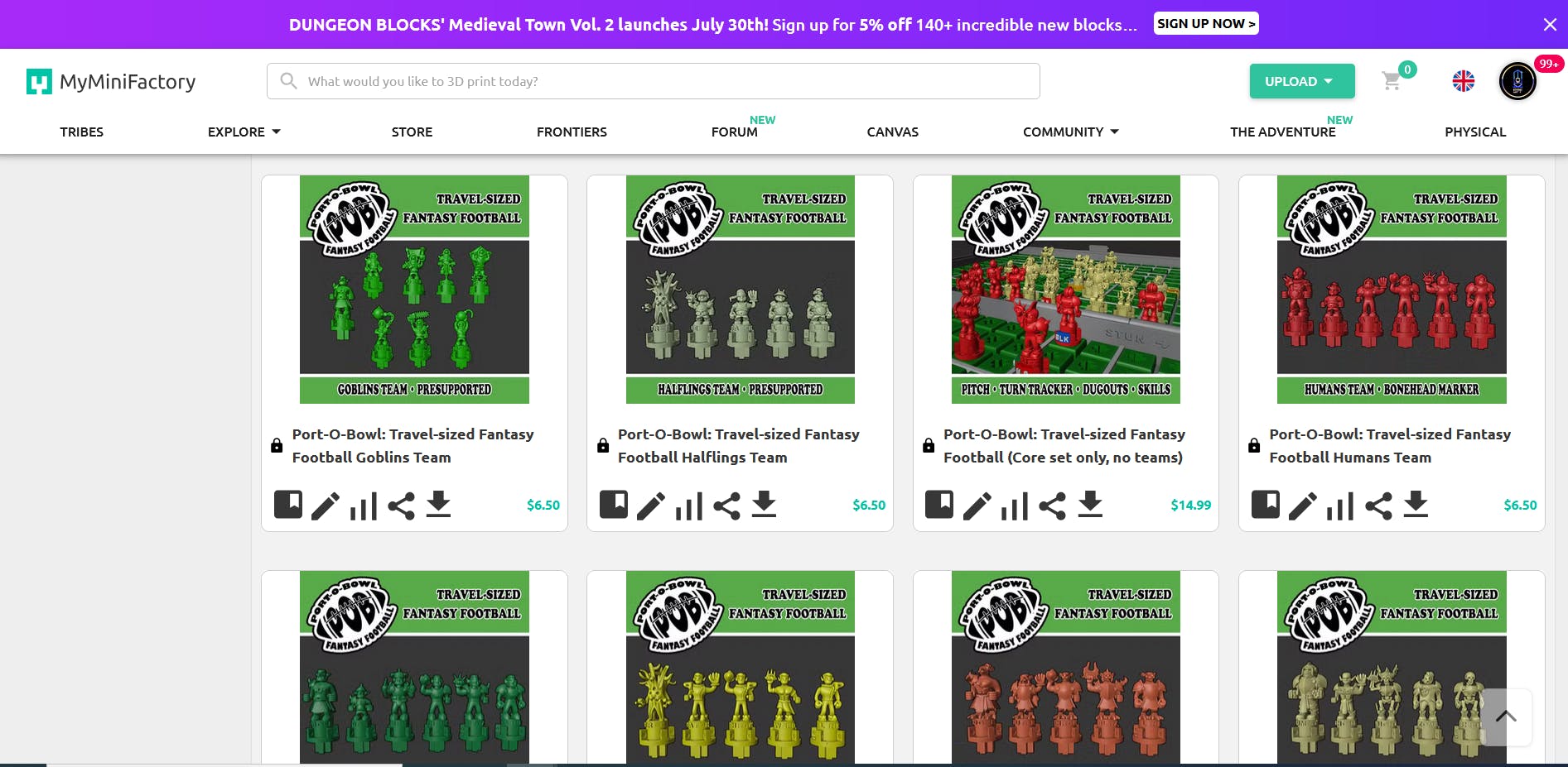 Port-O-Bowl: Travel-sized fantasy football Project Update: First round of Digital Distribution ...