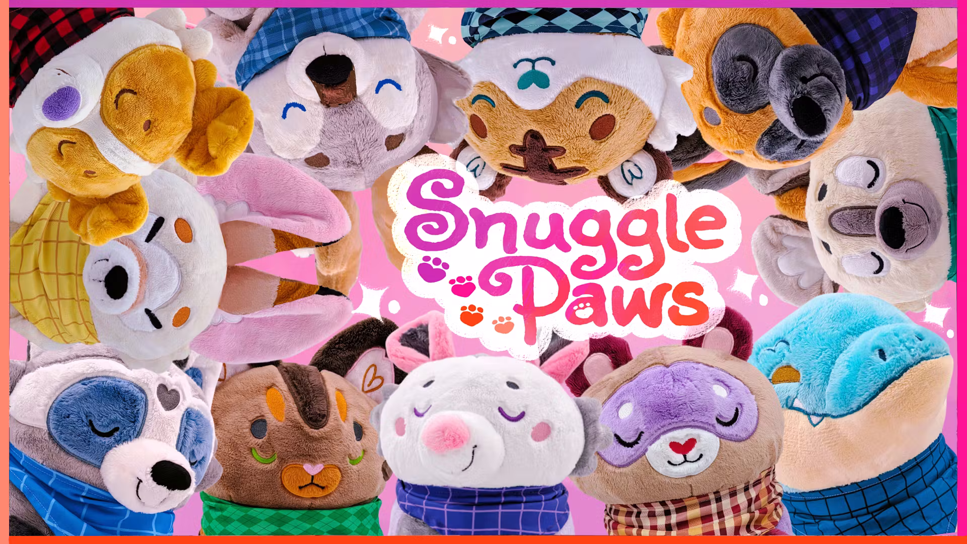Launch Party | Snuggle Paws - Comforting Cuddle Shaped Plush - BackerKit