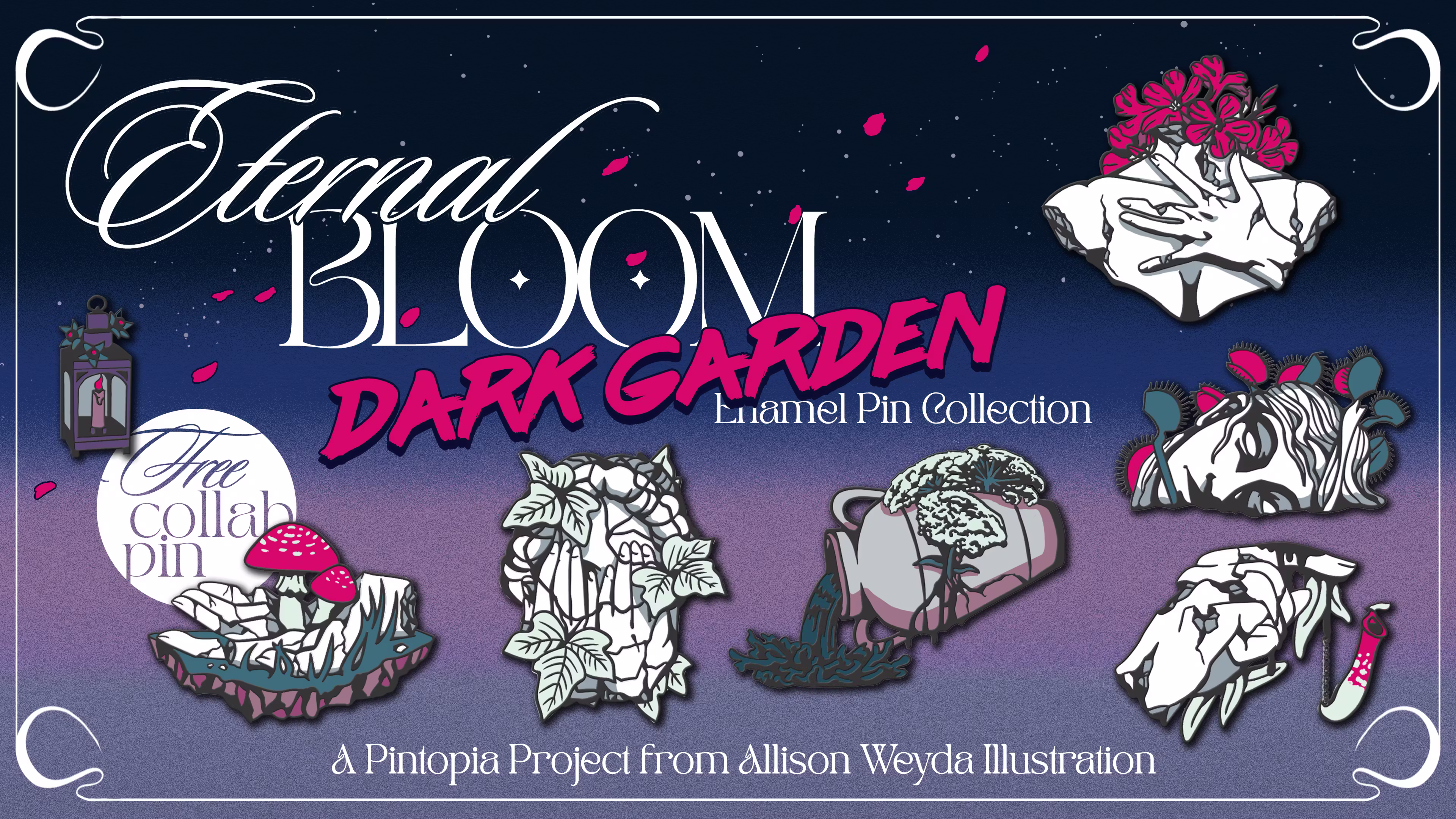 Track Eternal Bloom: Dark Garden - A Pintopia Project on BackerTracker