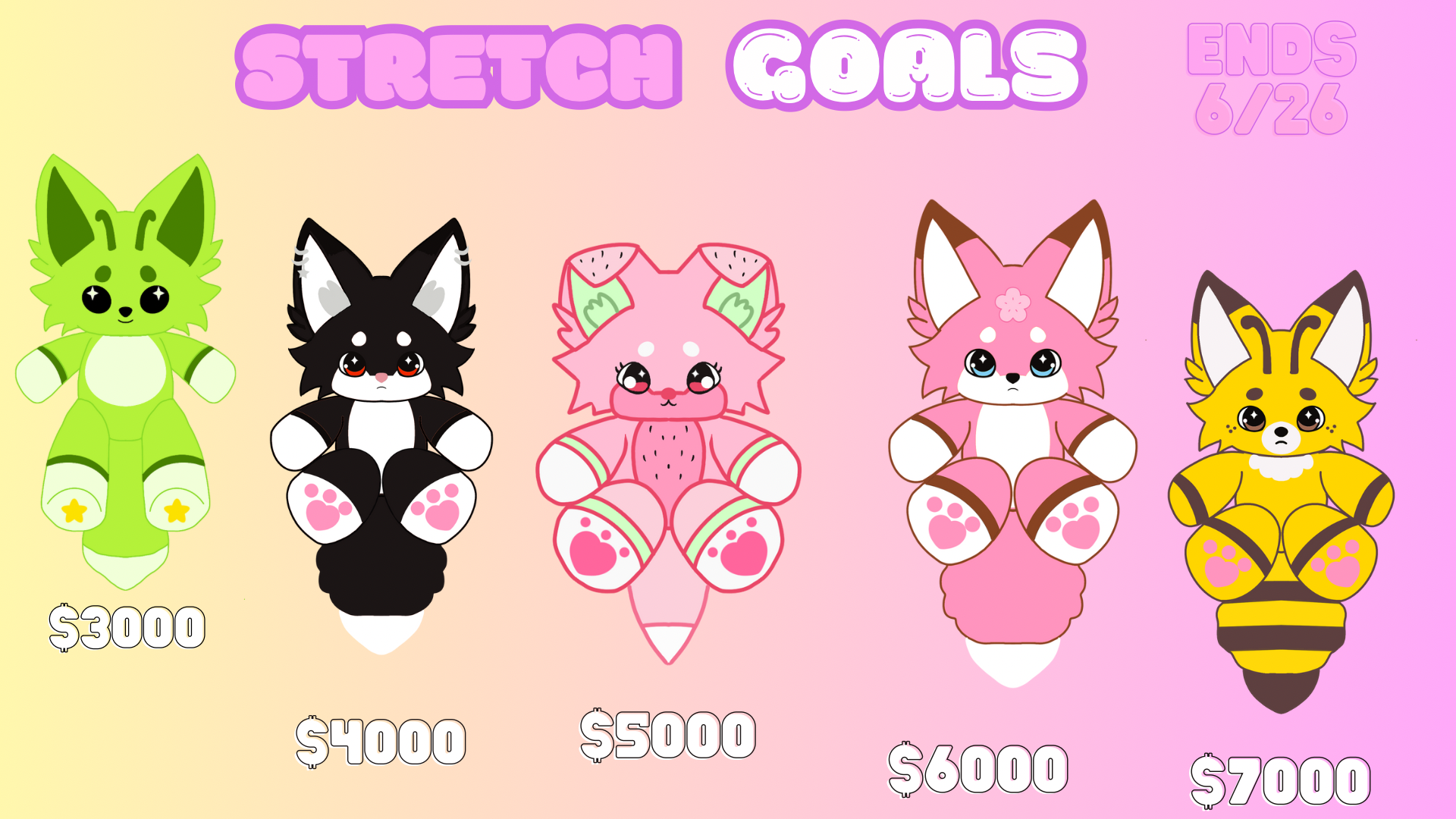 Kemonokinz Fox Plushie Project Update: Stretch Goals Updated - BackerKit
