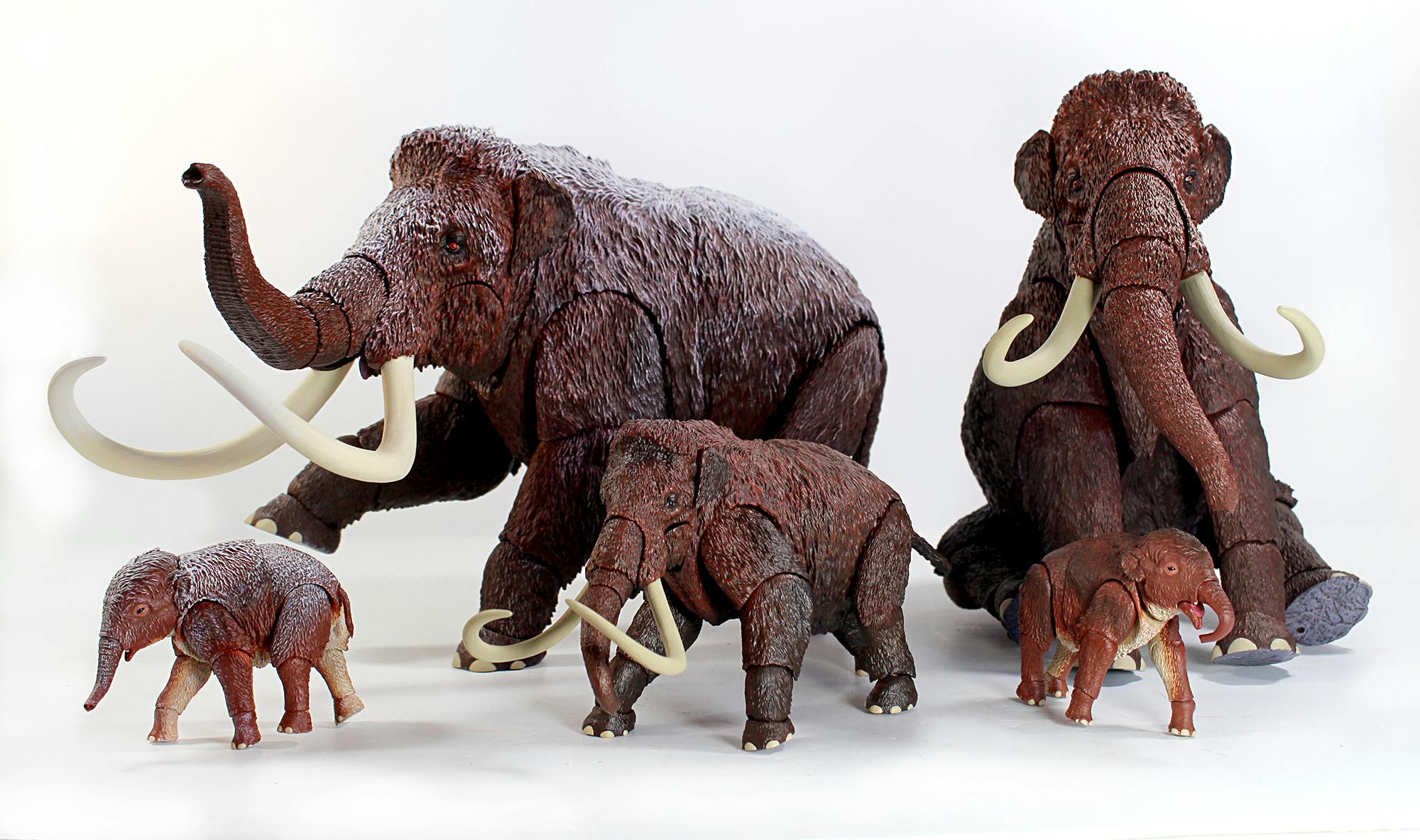 Eons Realistic Articulated Wooly Mammoth Figures Project Update: First ...