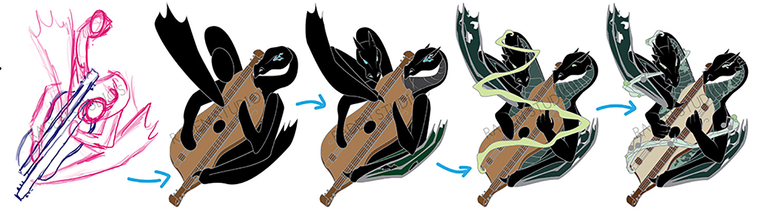 Mythical Bards 2 (Spooky Edition) Project Update: WIP Behind-the-Scenes ...