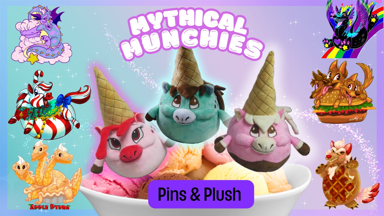 Launch Party | Mythical Munchies Weighted Plush! & Pins! - BackerKit