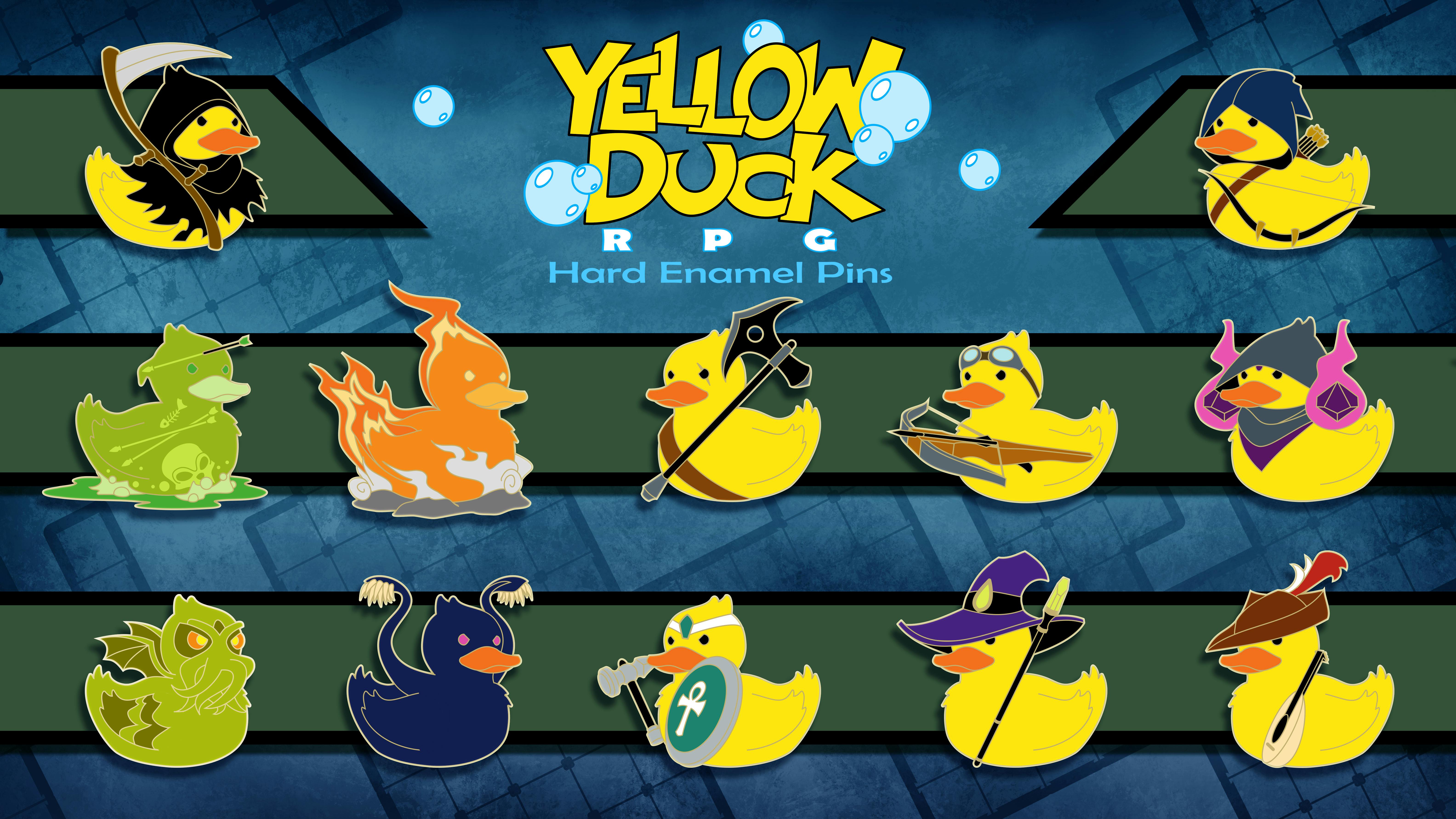Yellow Duck RPG - Hard Enamel Pins - BackerKit