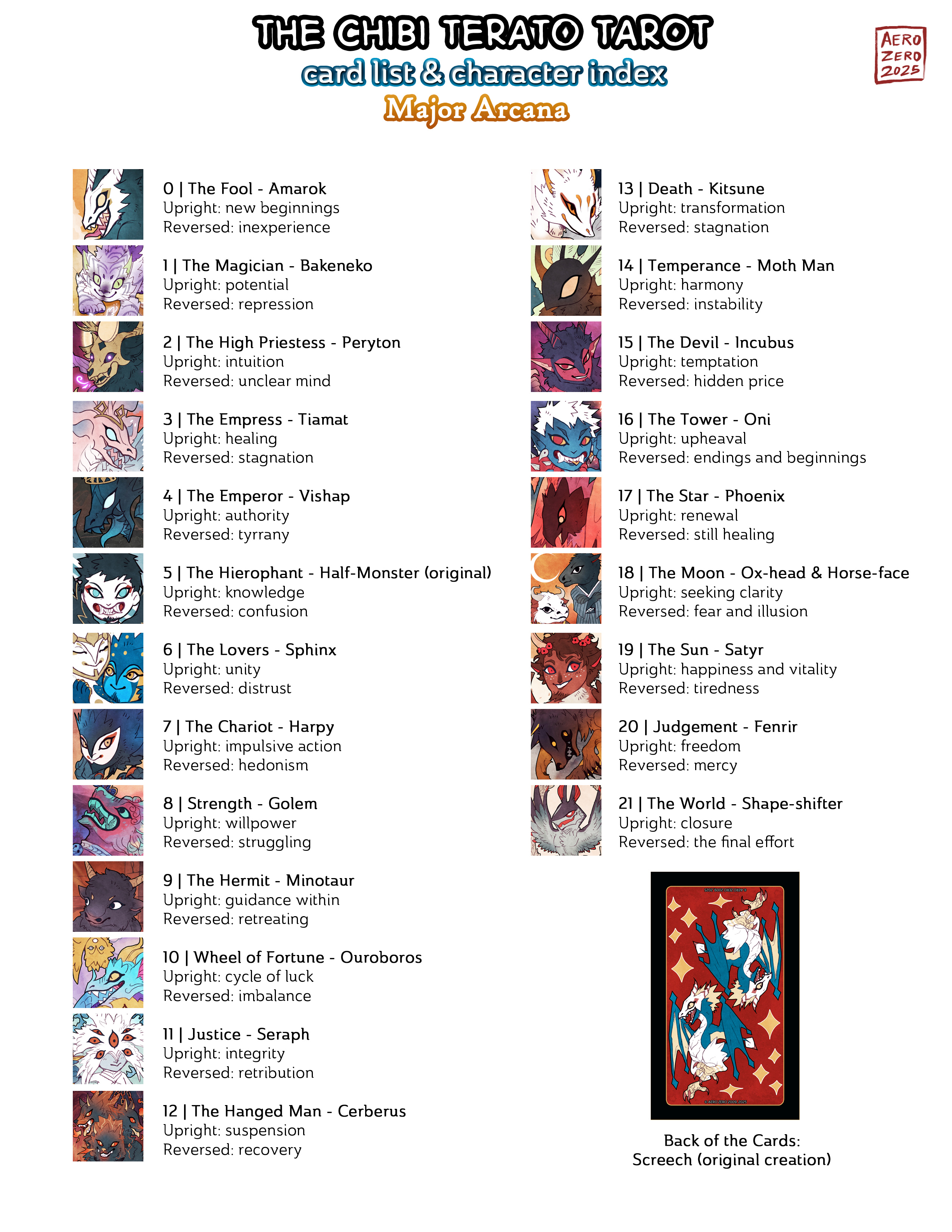 The Chibi Terato Tarot Deck Project Update: Only 3 Days Left ...