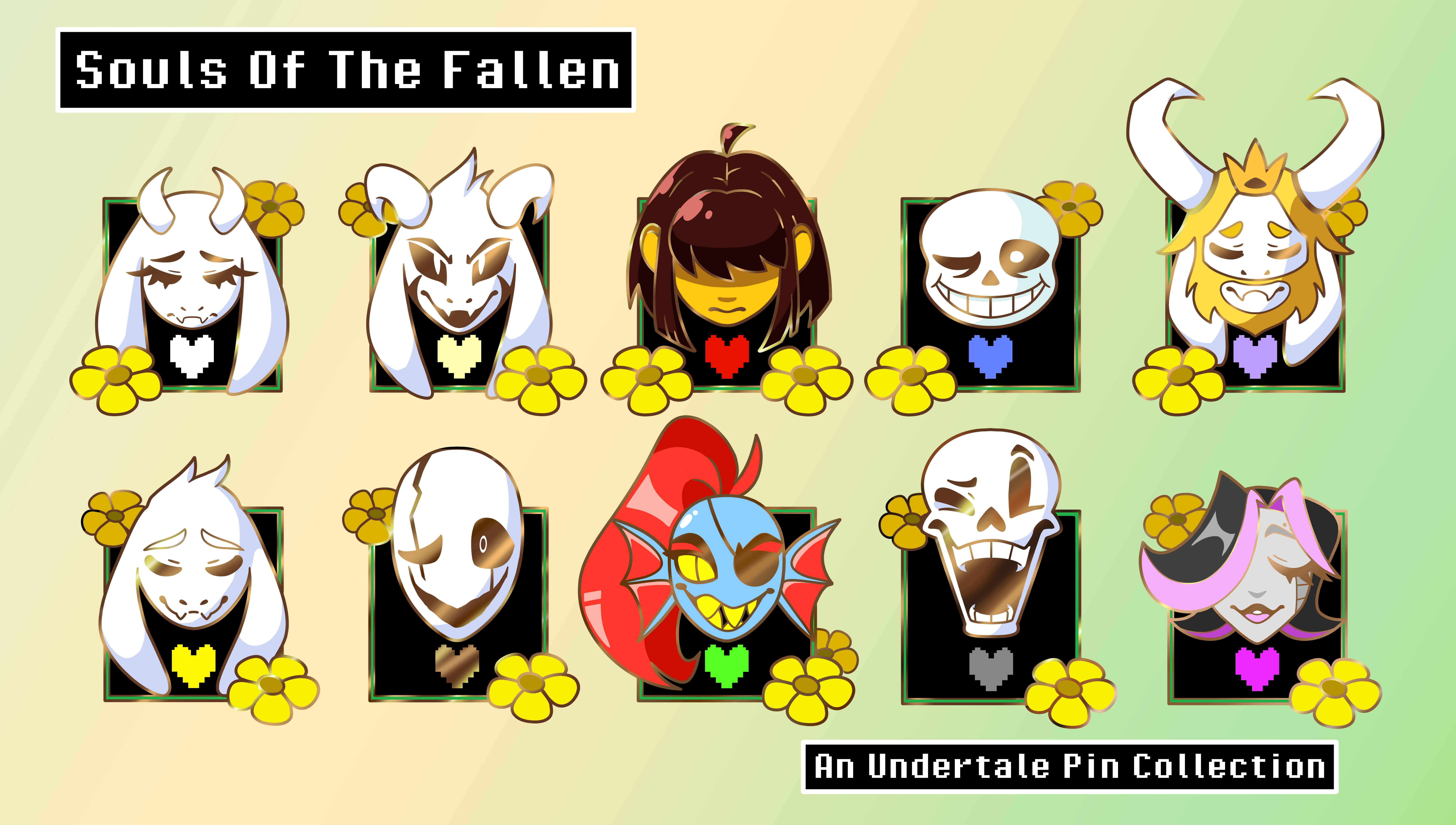 Launch Party | Souls Of The Fallen - An Undertale Pin Collection ...