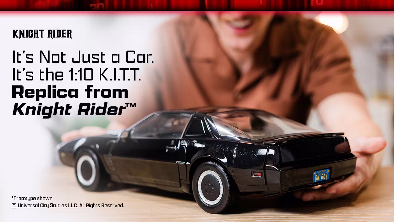 Bring Home the 1:10 K.I.T.T. Replica from TOMY+ - BackerKit