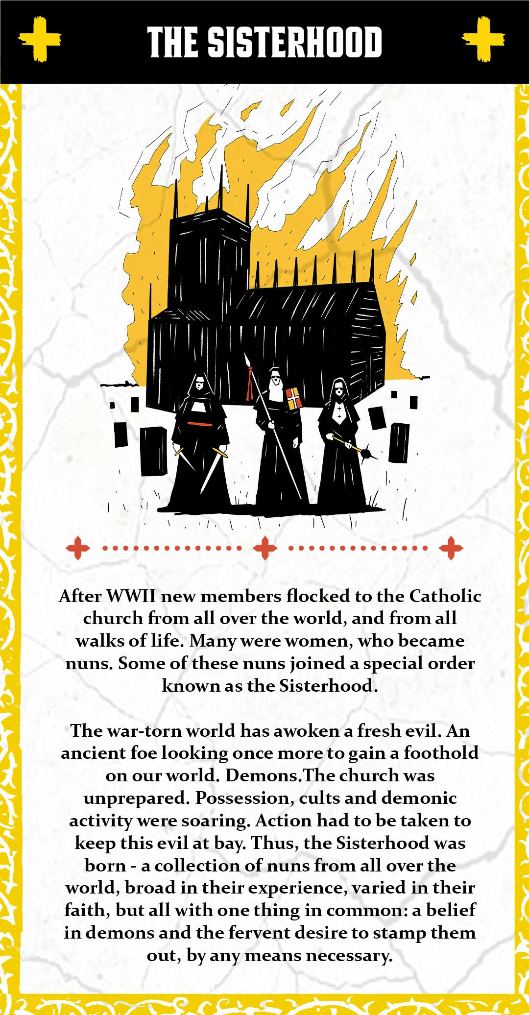 Sisterhood - A Nuns with Guns TTRPG - BackerKit