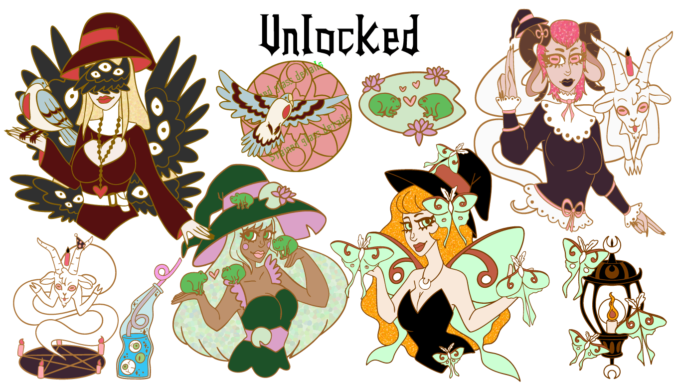 Coven of Witches 2 Pintober 2 Project Update: Luzonia Unlocked; Silvana ...