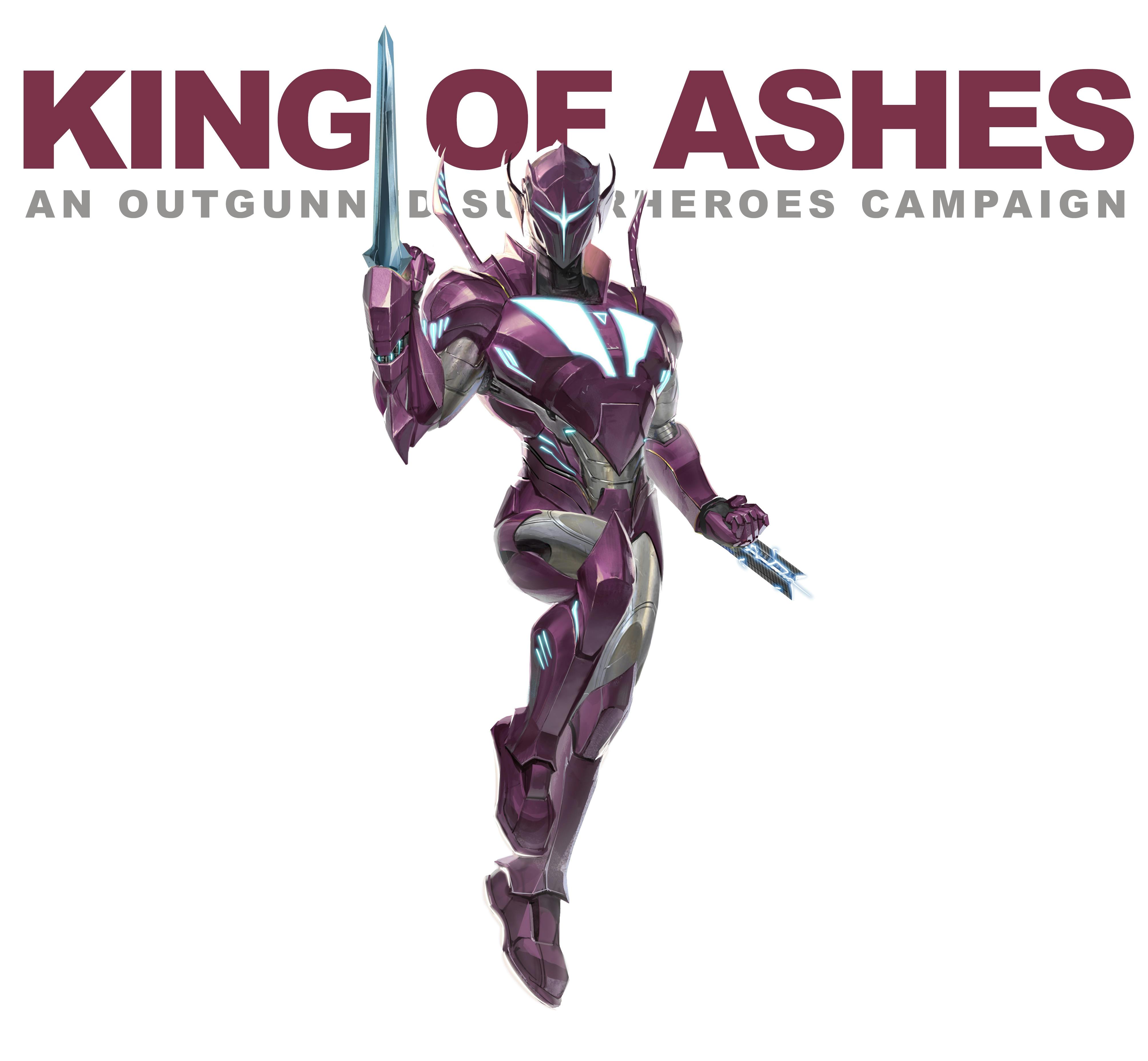 Outgunned Superheroes Project Update: KING OF ASHES Release - BackerKit