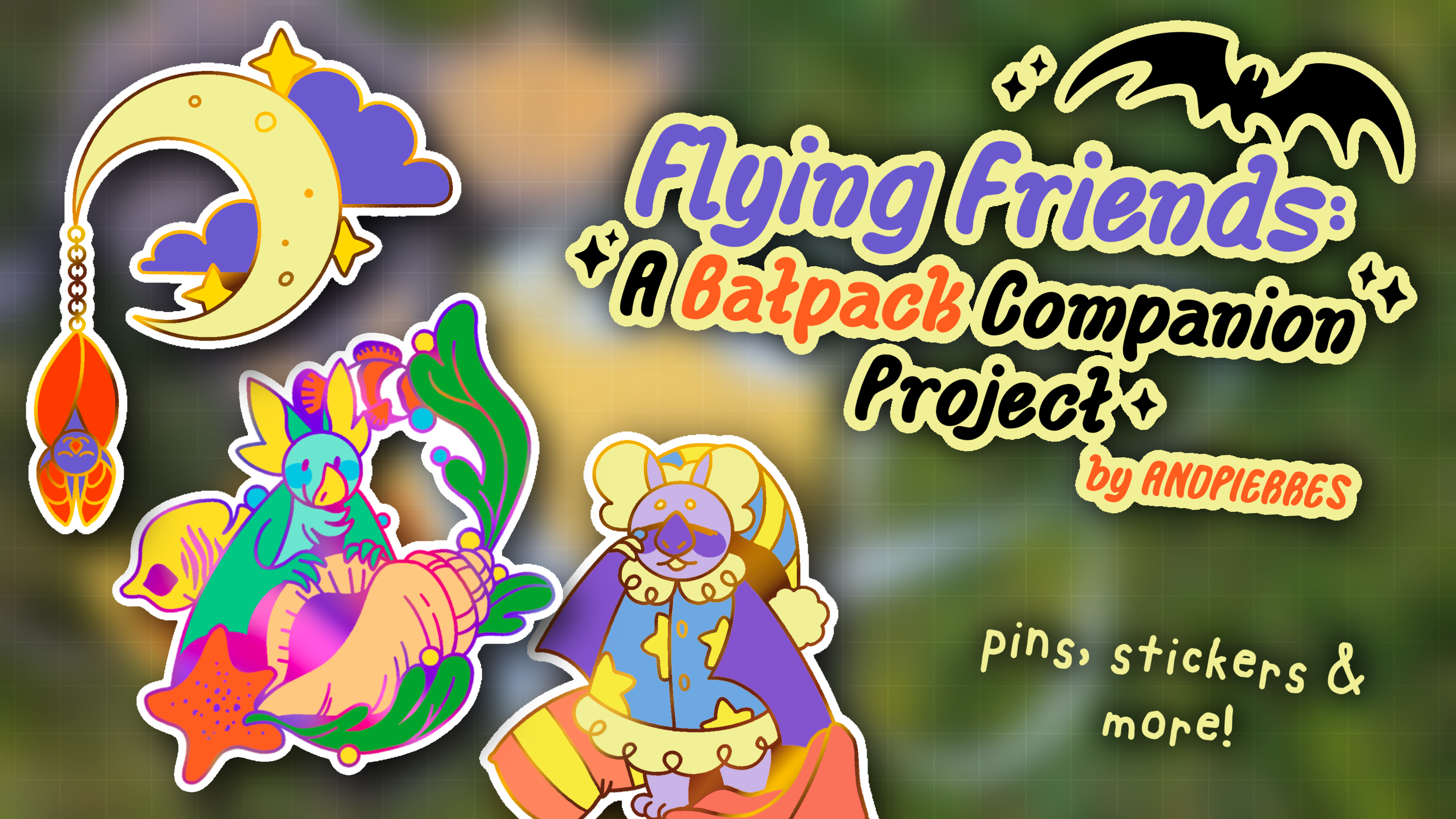 Launch Party | Flying Friends: A Batpack Companion Project - BackerKit