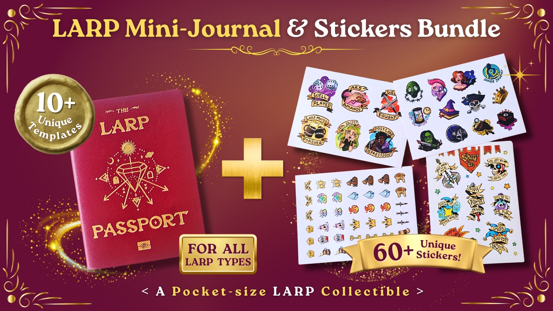 LARP Passport: a mini journal to capture your epic Live-Action ...