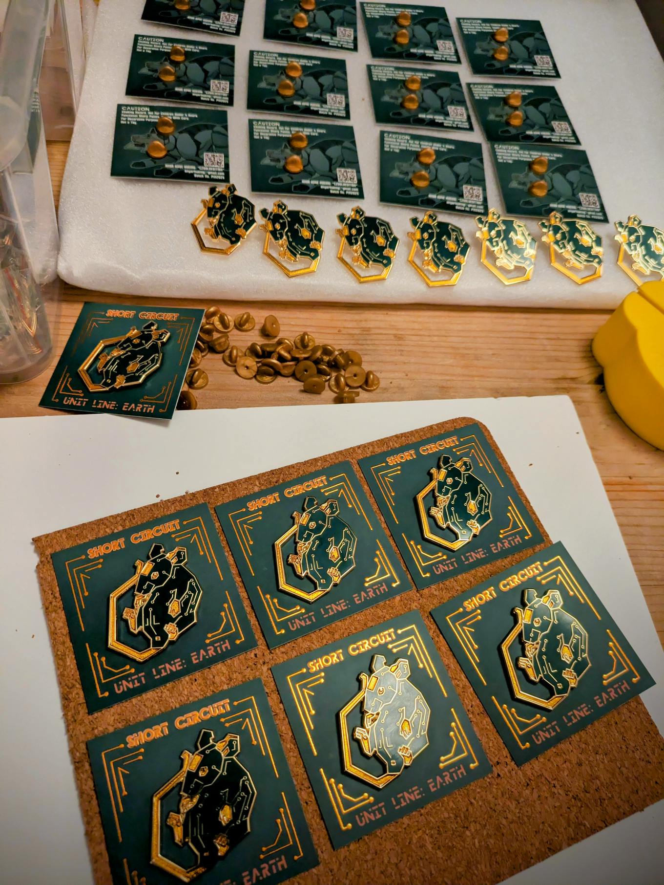 Short Circuit: An Enamel Pin Collection Project Update: Stickers ...