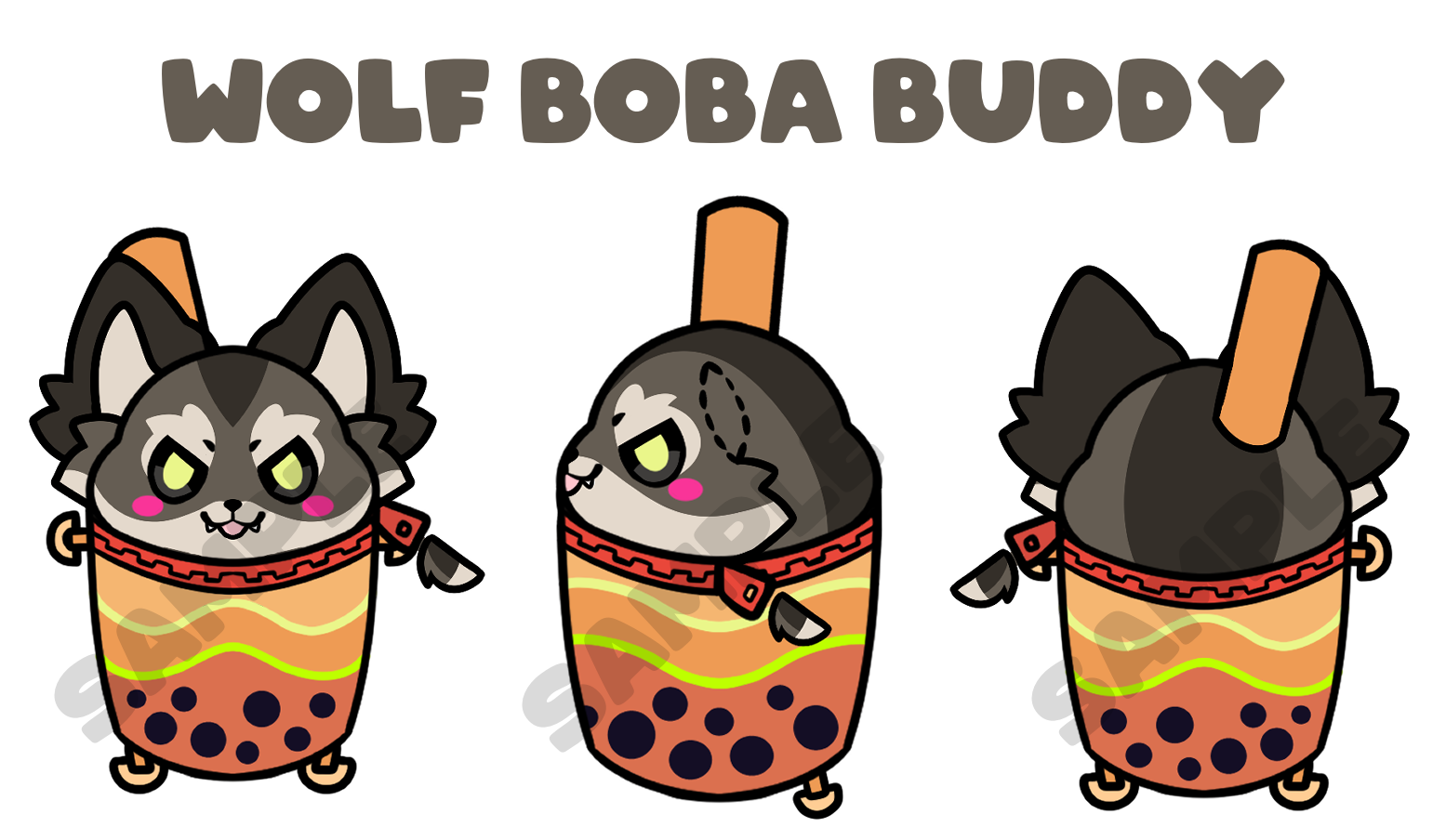 Boba Buddy Series 2 - cute plush animal bubble tea bags Project Update ...