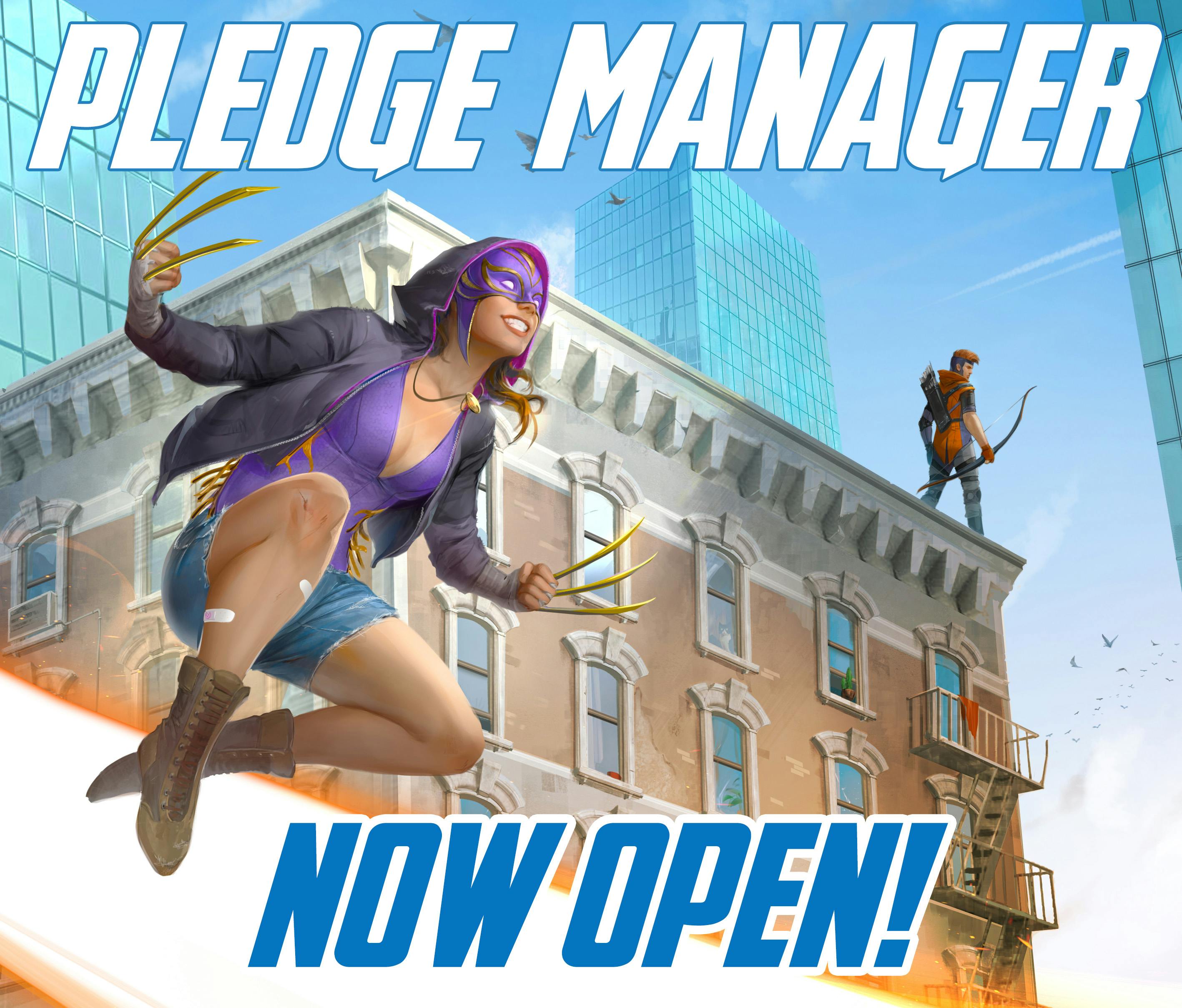 Outgunned Superheroes Project Update: PLEDGE MANAGER & PRE-ORDER STORE - BackerKit