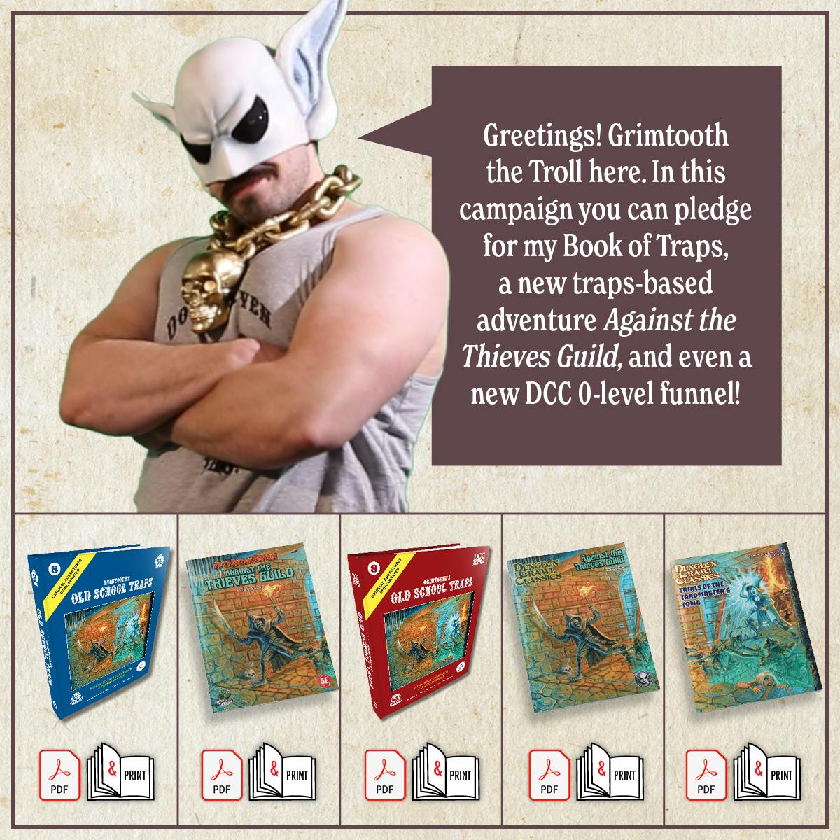 Grimtooth's Old-School Traps for 5E and DCC - BackerKit