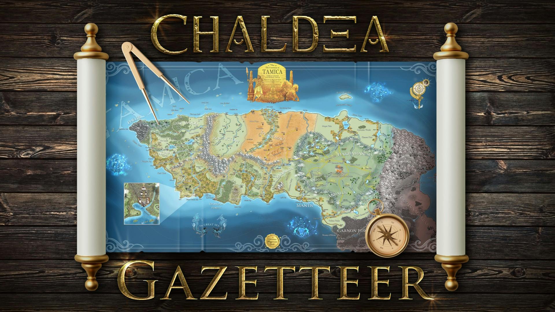Maps from The World of Chaldea - BackerKit