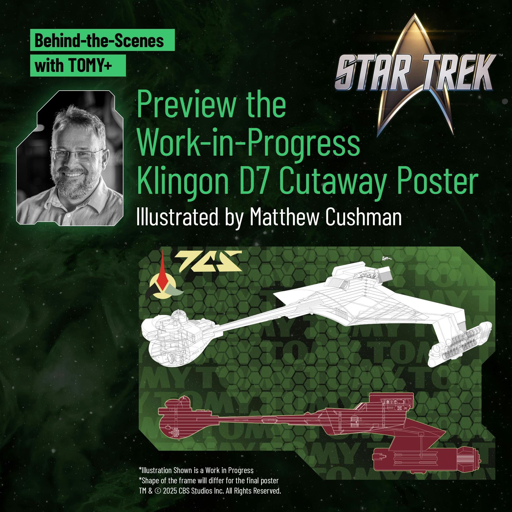 Honor the Empire with the TOMY+ 1:350 KLINGON D7 Battle Cruiser Replica ...