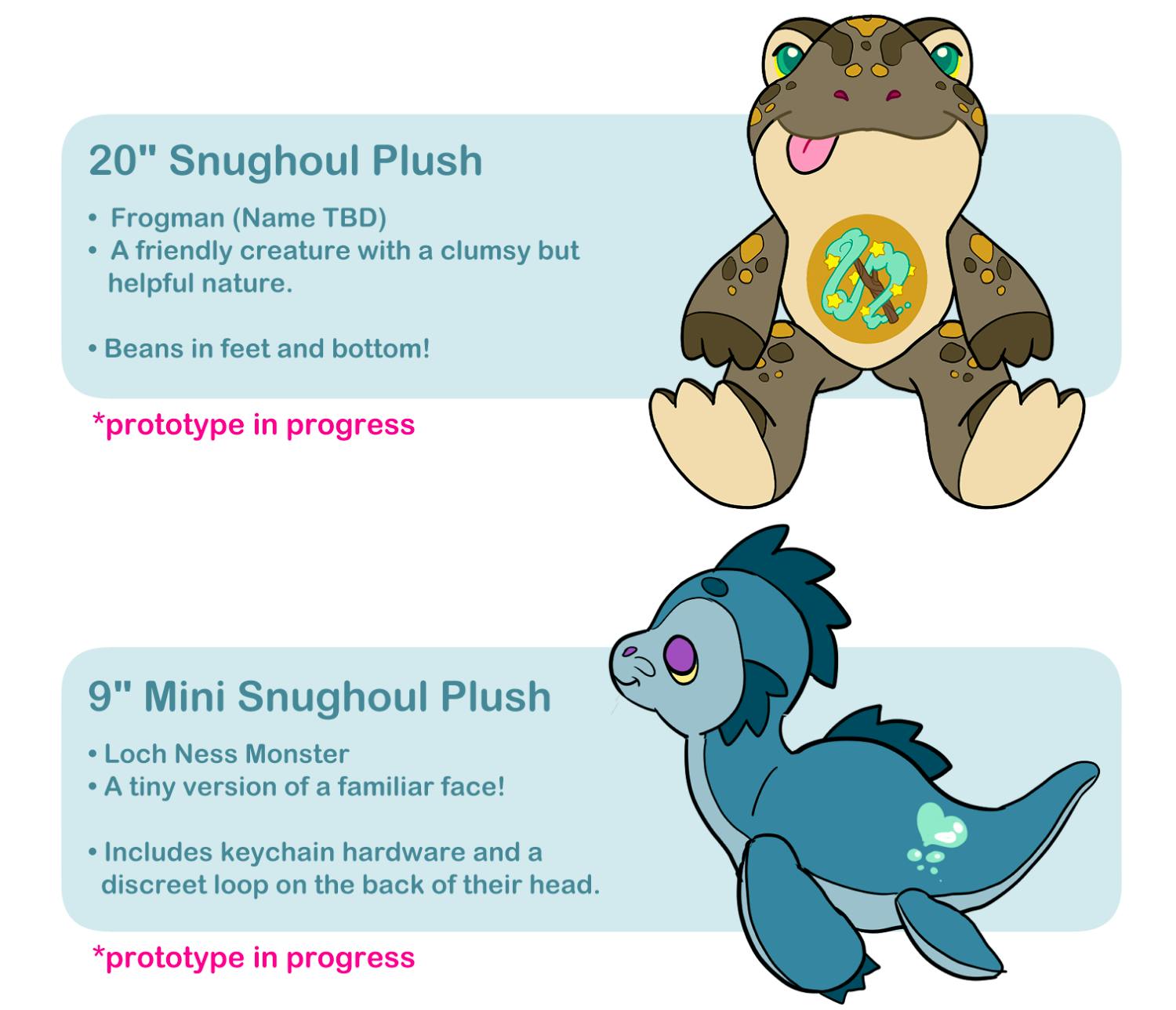 Snughouls Series 3 Project Update: Frogman and mini nessie UNLOCKED ...