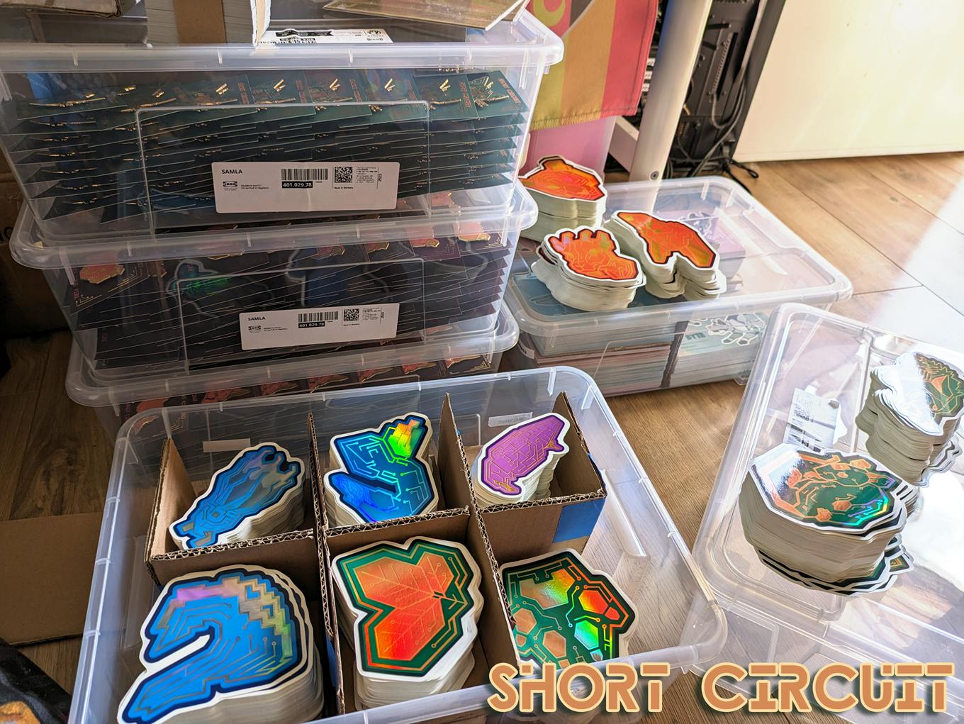 Short Circuit: An Enamel Pin Collection Project Update: Stickers ...