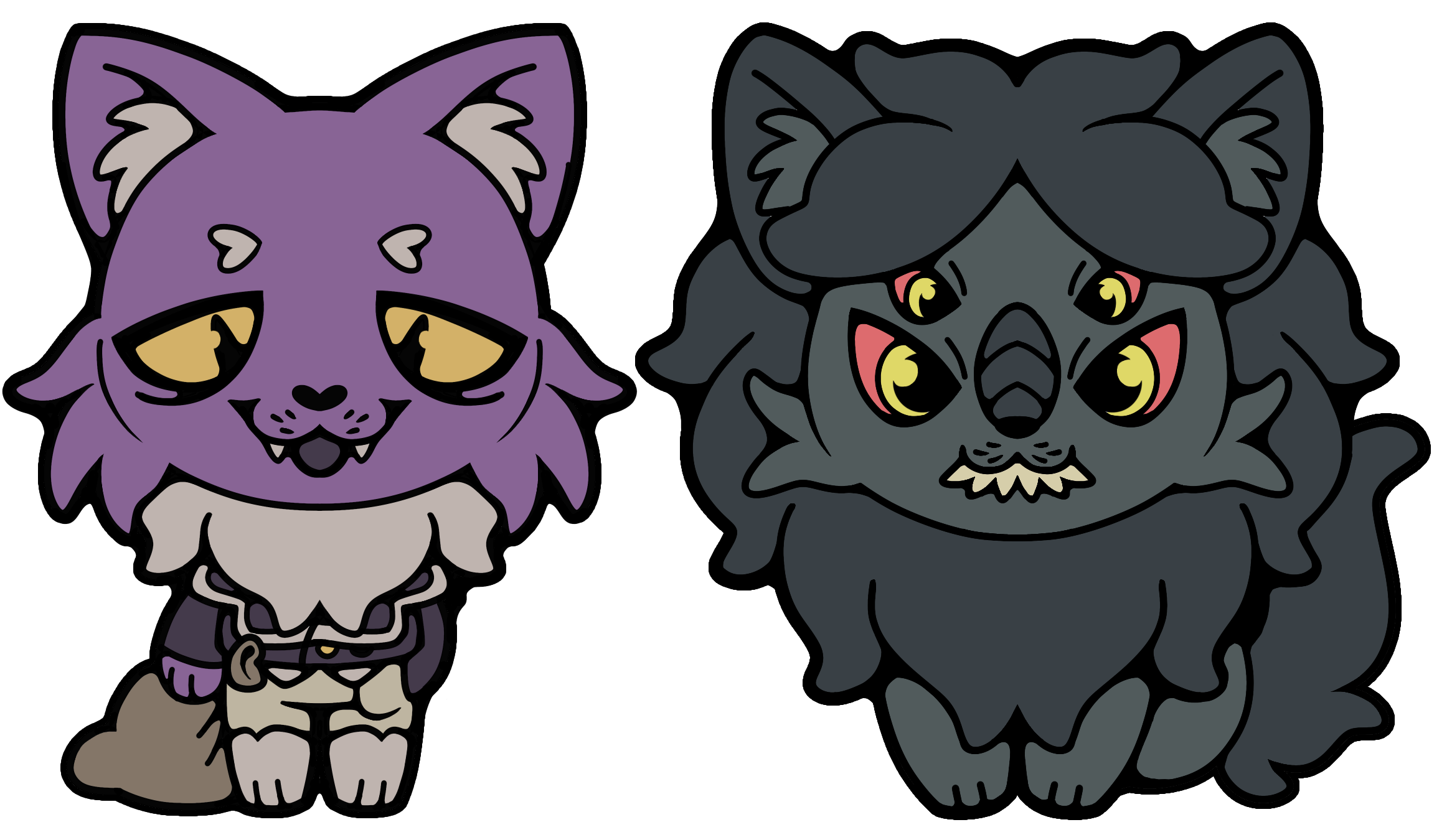 Moon Servant Fear & Hunger Plush! Project Update: New Small Pin Set + Poll - BackerKit