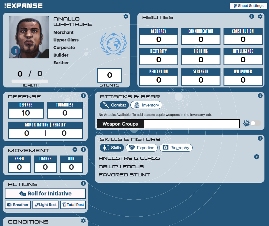 The Expanse Roleplaying Game: Transport Union Edition Project Update ...