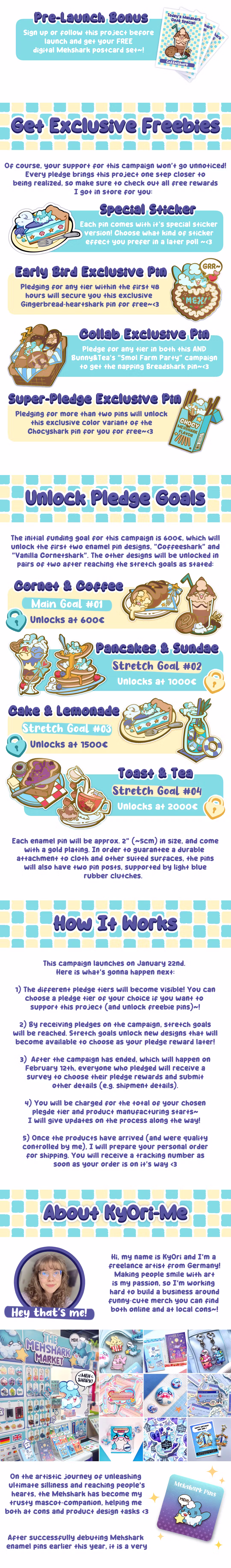 Get Ready for Mehshark Food Pin Series - Café Edition