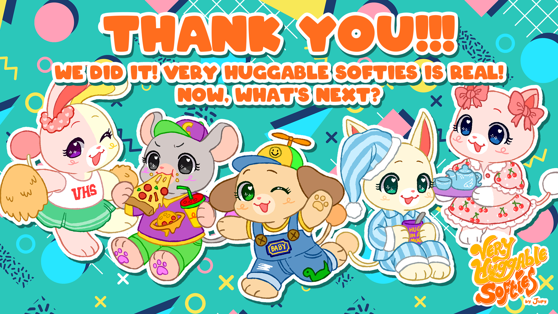 Very Huggable Softies - Cuddly 90s Companions! Project Update: WE DID ...