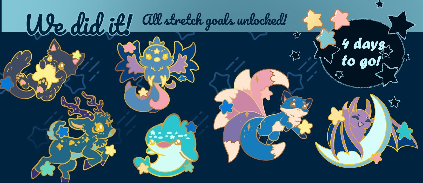 Celestial Guardians Hard Enamel Pin Collection: Pintopia 2025 Project Update: All stretch goals ...