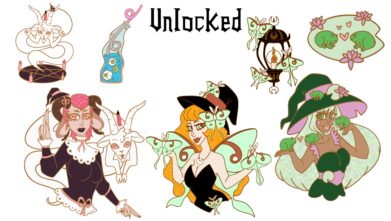 Coven of Witches 2 Pintober 2 Project Update: First Day! Main Goal ...