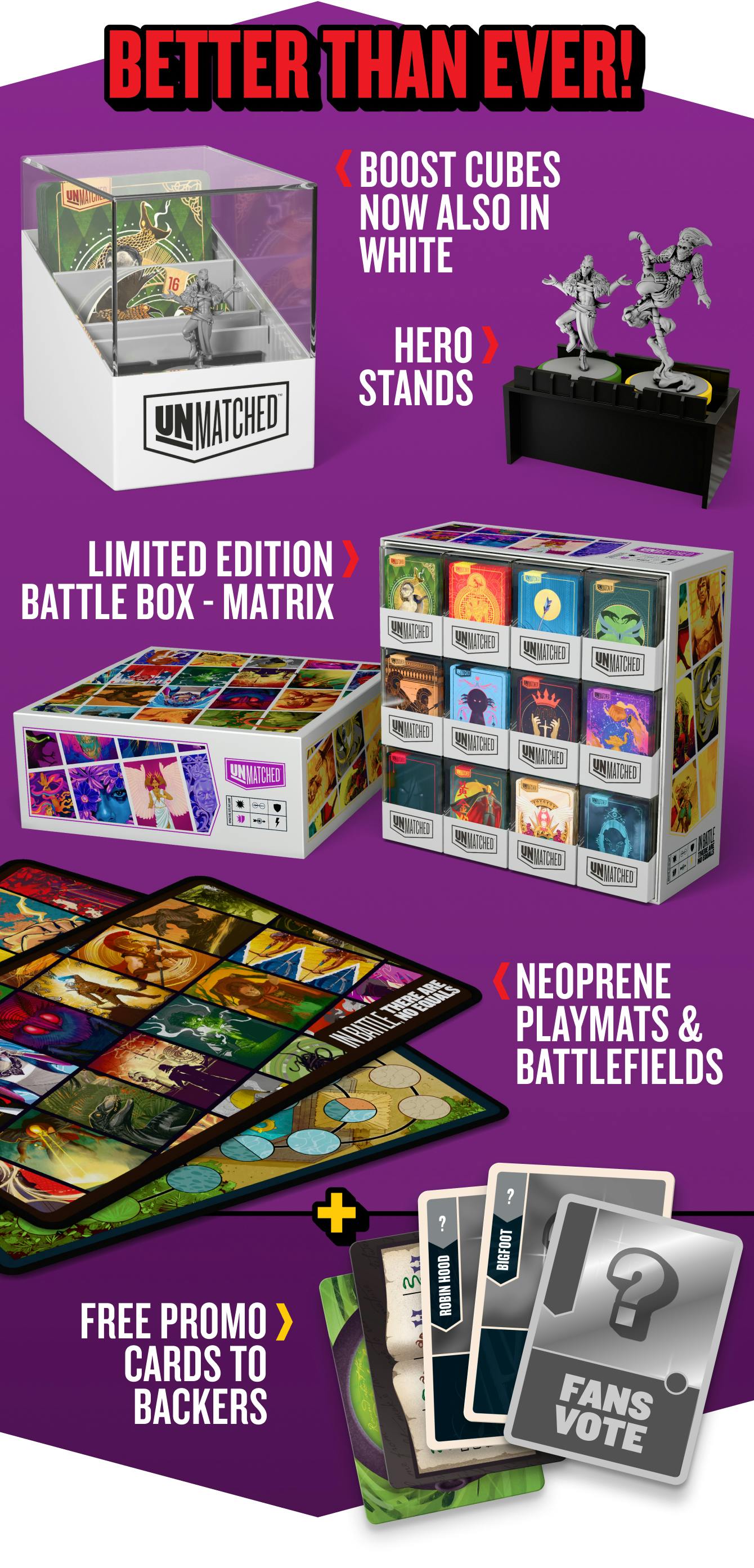 Unmatched: Storage and Accessories - BackerKit