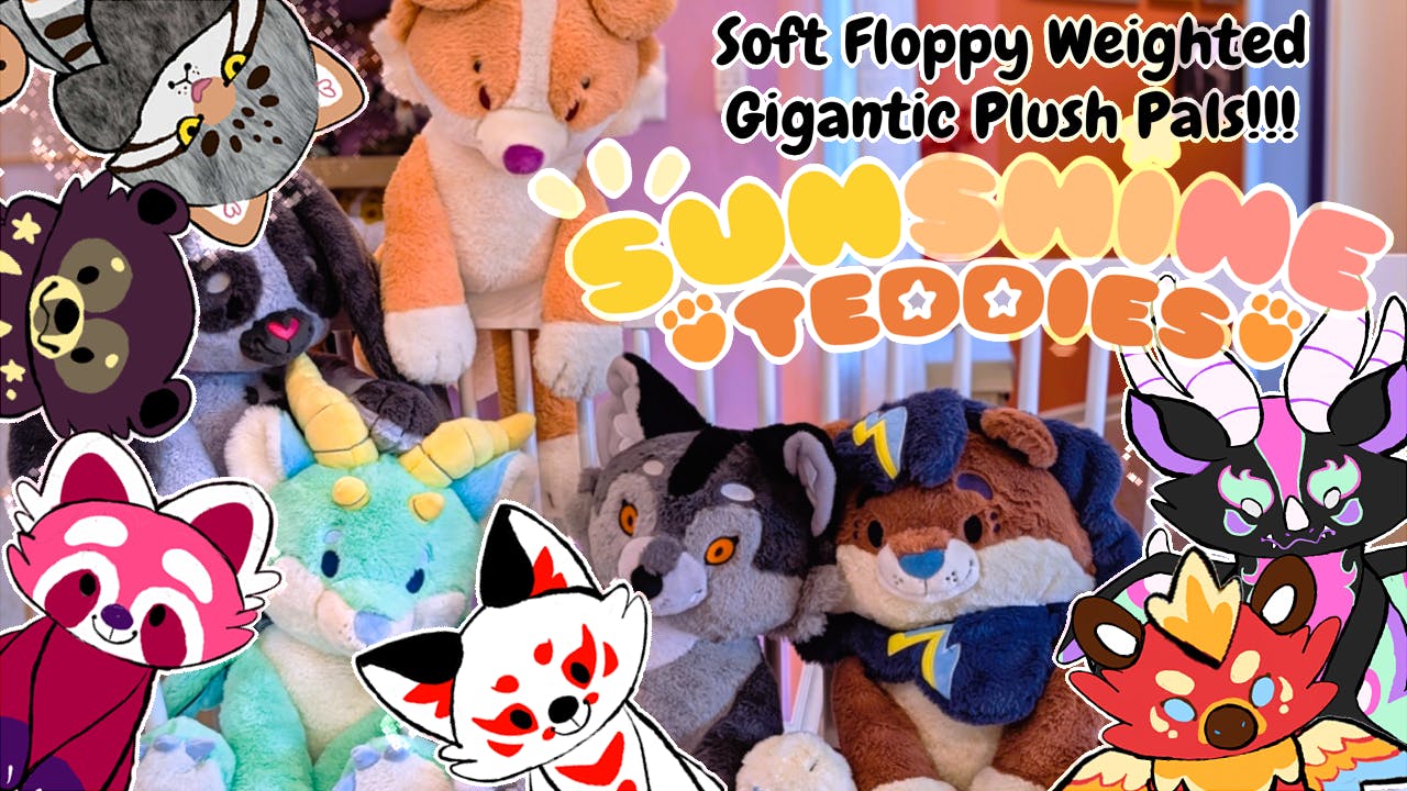 Sunshine Teddies - Soft Floppy Weighted Gigantic Plush Pals - BackerKit