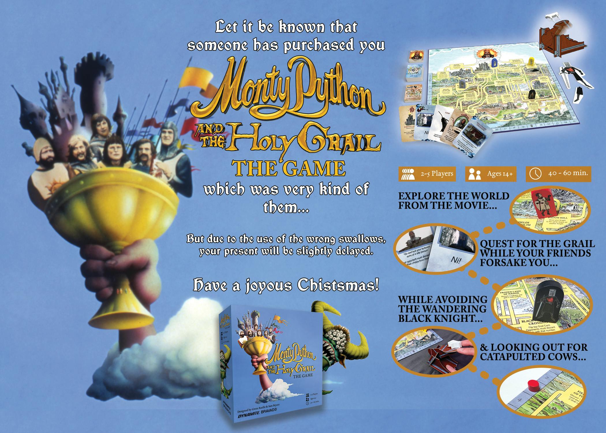 MONTY PYTHON and the HOLY GRAIL board game Project Update: Monty Python ...