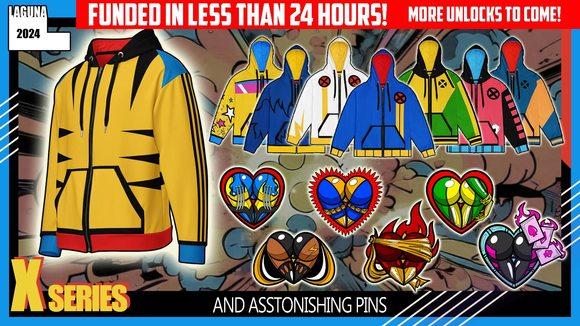 Launch Party | X-Series Attire and Pins - BackerKit