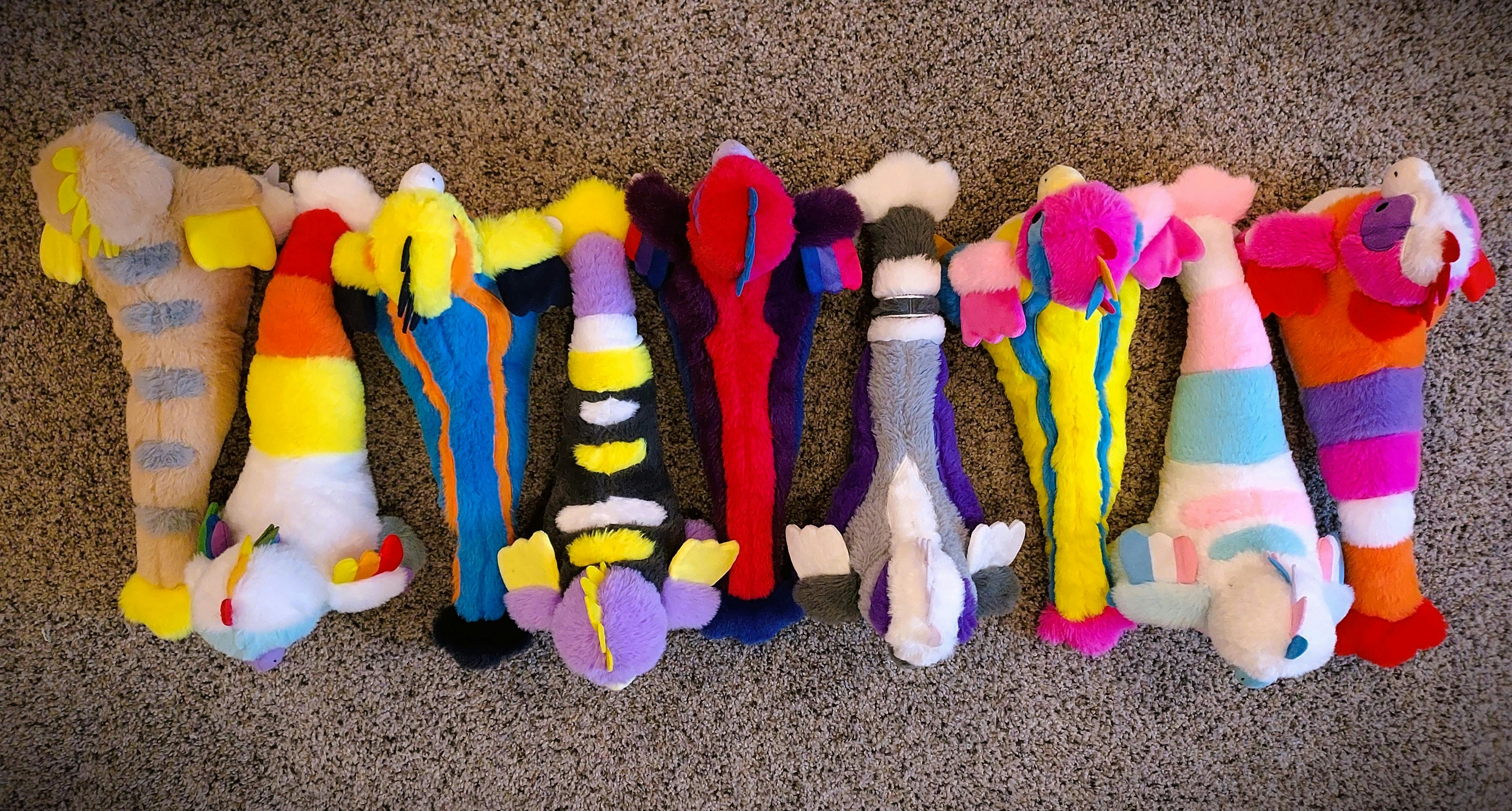 Rainbow Raptor Bakery - Colorful Dinosaur Plushies & Pins Project ...