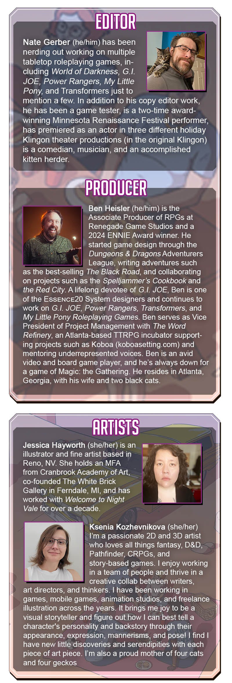 Welcome to Night Vale Roleplaying Game - BackerKit