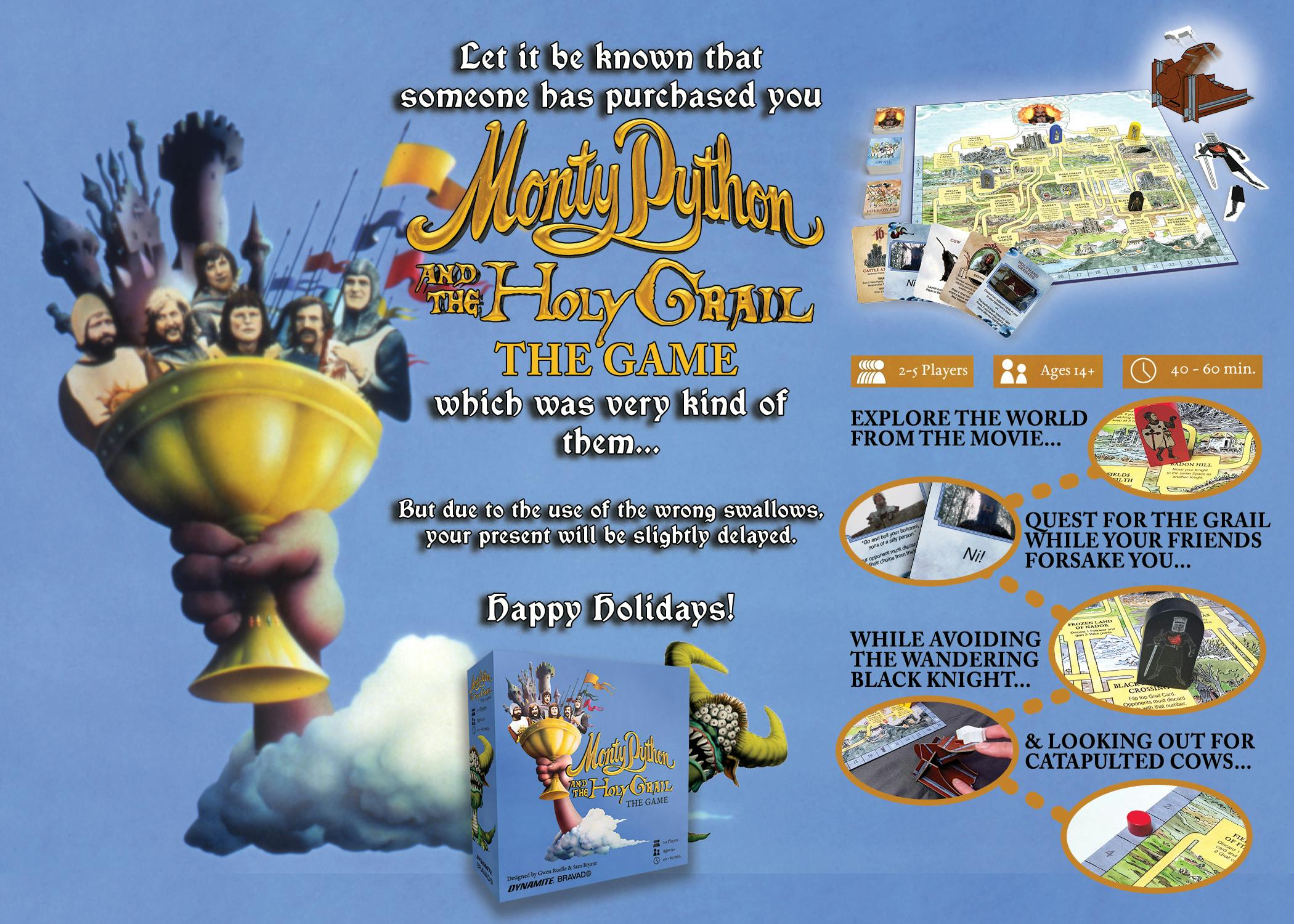 MONTY PYTHON and the HOLY GRAIL board game Project Update: Additional ...
