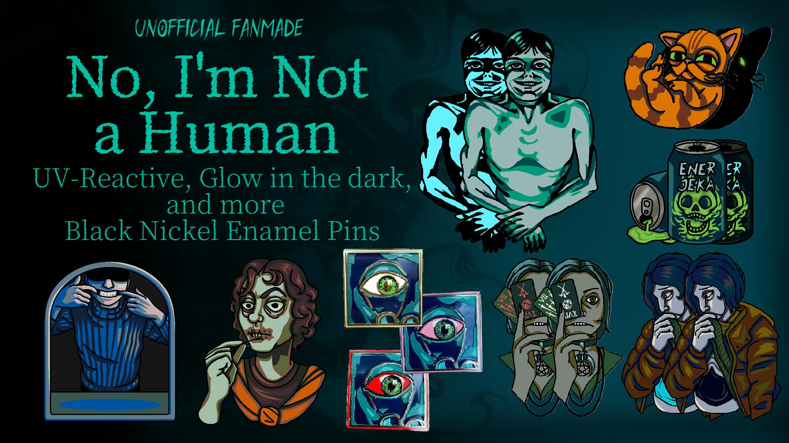 No, I'm Not a Human Enamel Pins [Unofficial] Project Update: IT and ...