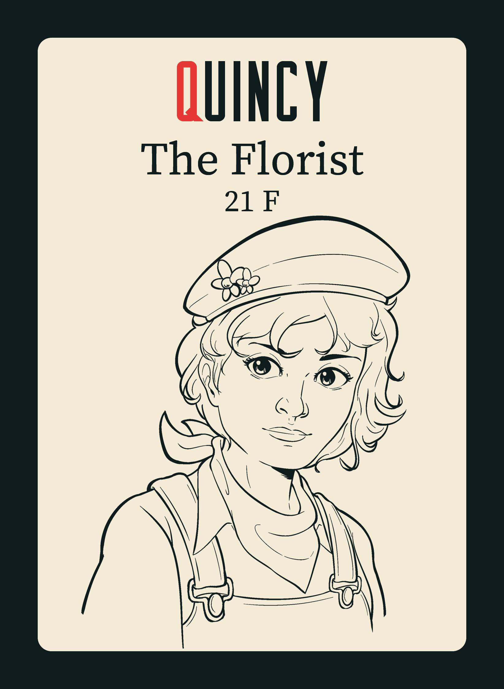 Silent Læke Project Update: Quincy - The Florist - BackerKit