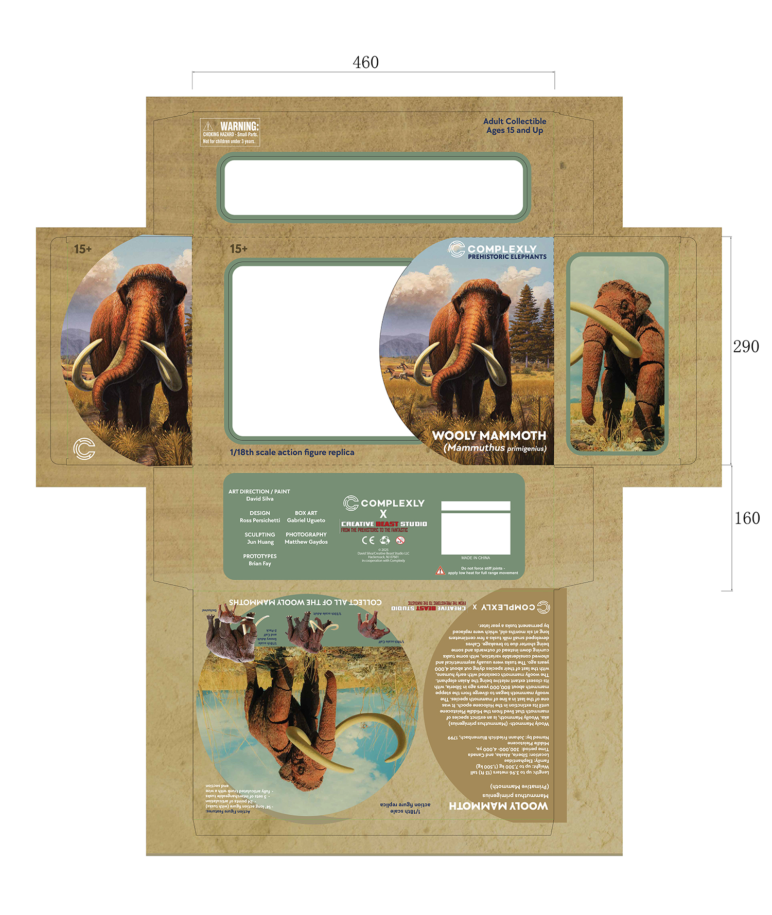 Eons Realistic Articulated Wooly Mammoth Figures Project Update: New ...