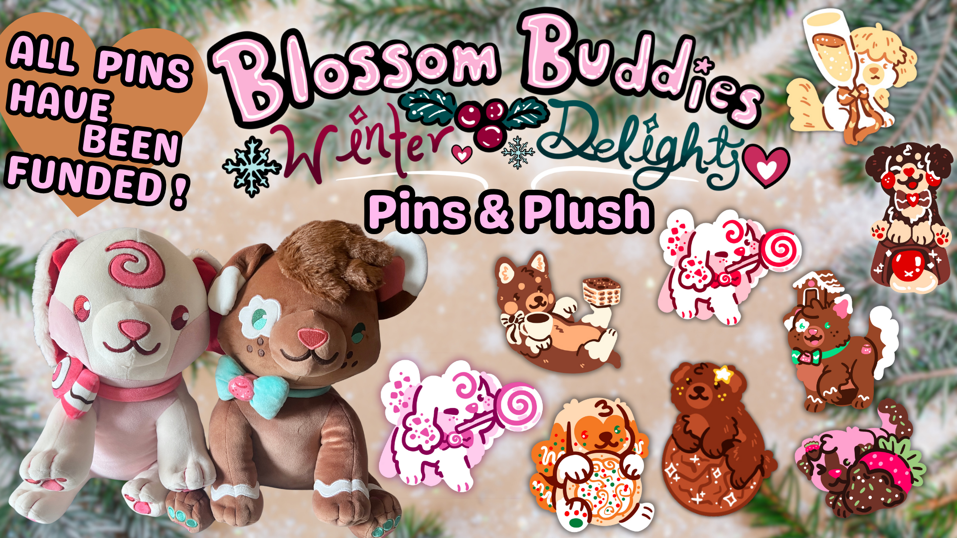 Launch Party | Blossom Buddies: Winter Delights (Pins & Plushies ...