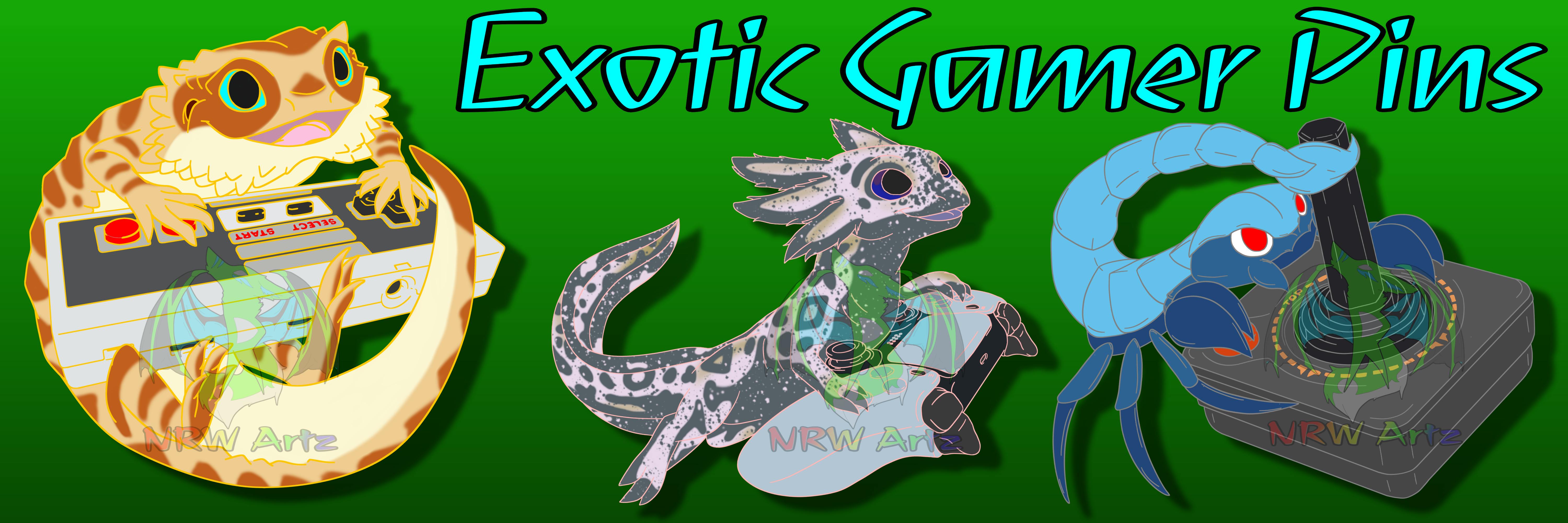 Launch Party | Exotic Gamer Pins - BackerKit