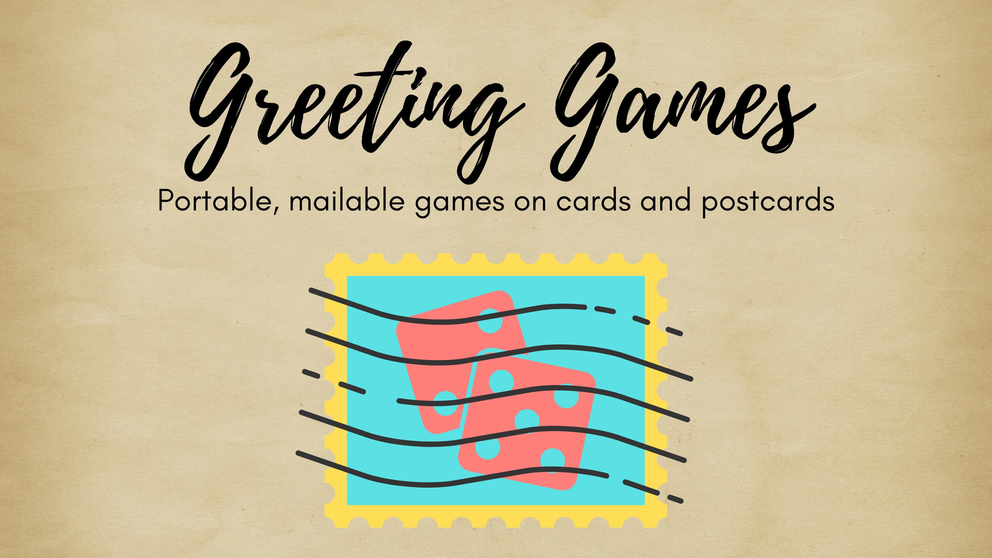 Greeting Games - A Collection of Gamified Greeting Cards and Postcards ...