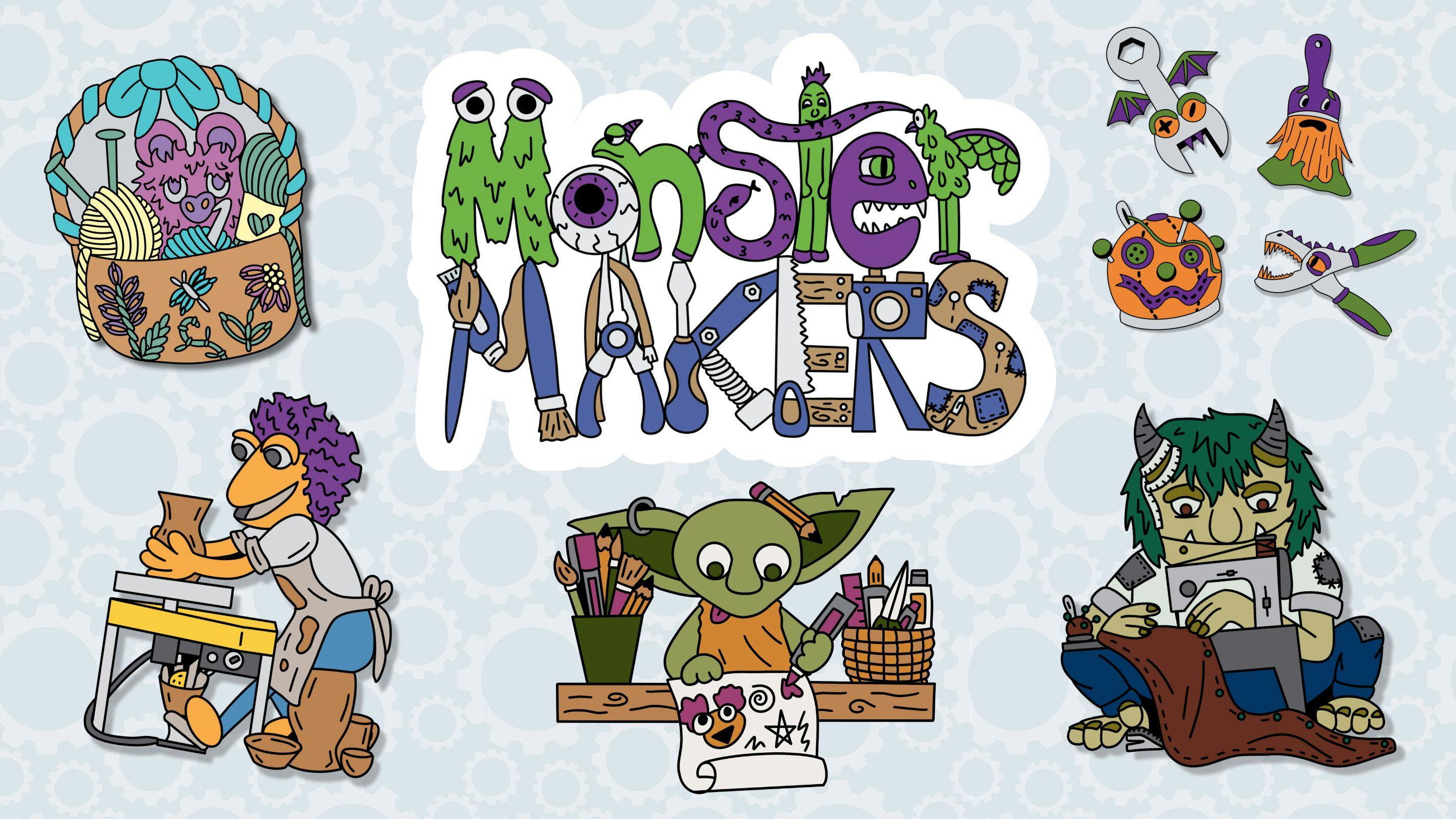 Monster Makers Pins - A Puppetry Inspired Makerspace | Pintober 2024 ...