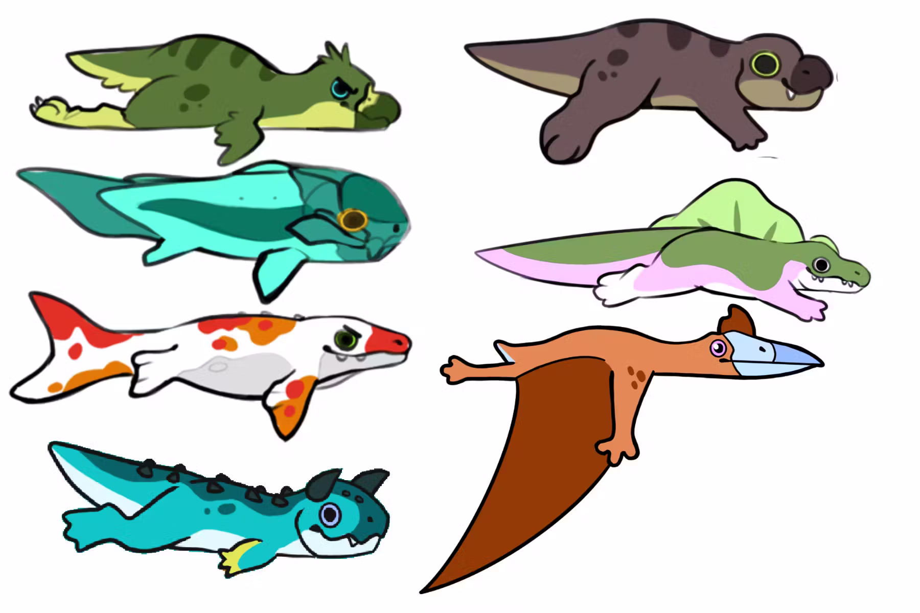 Prehistoric Pals (Pocket Pals series 2) Project Update: New color ...