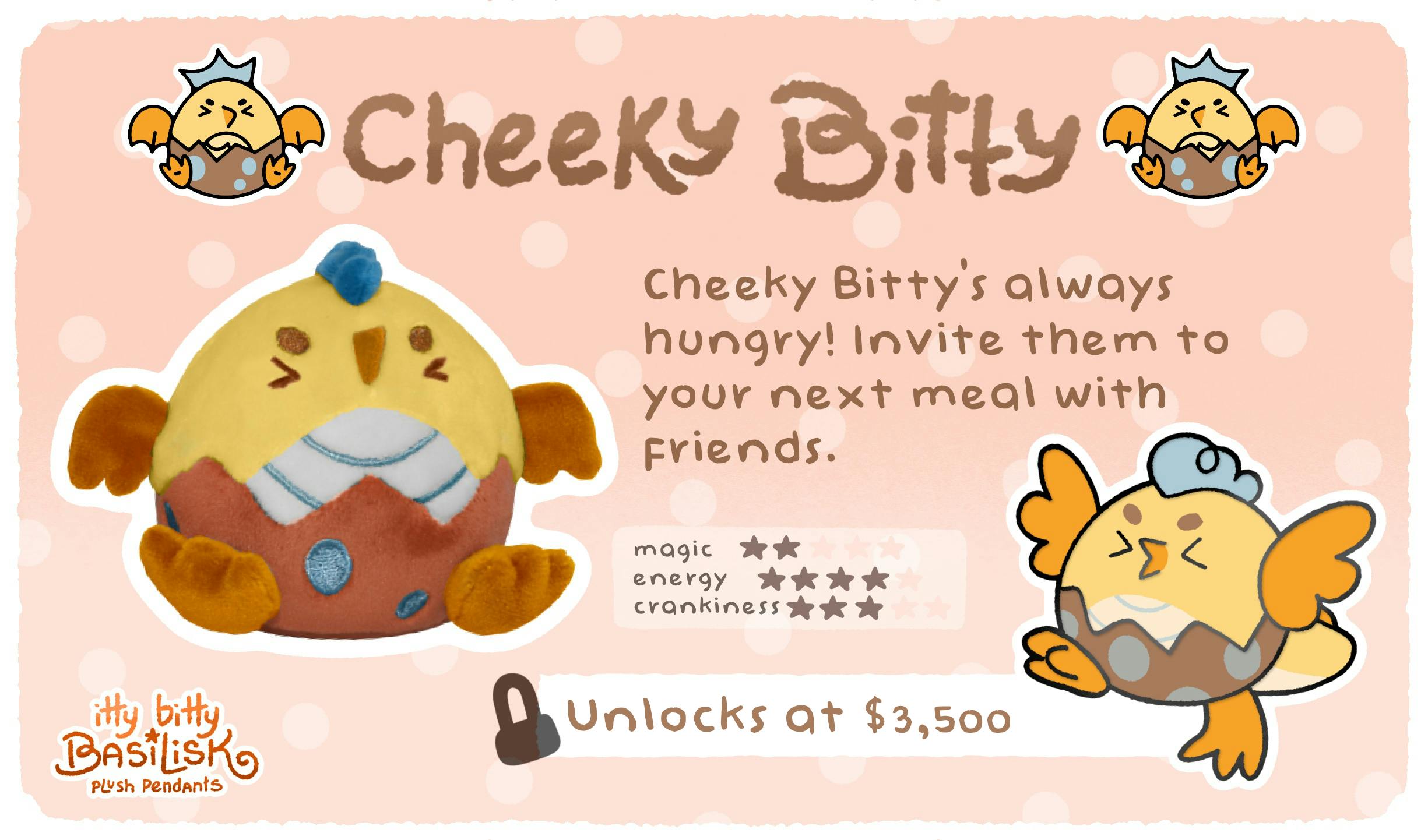 Itty Bitty Basilisk Plush Pendants Project Update: The Third Egg Just ...