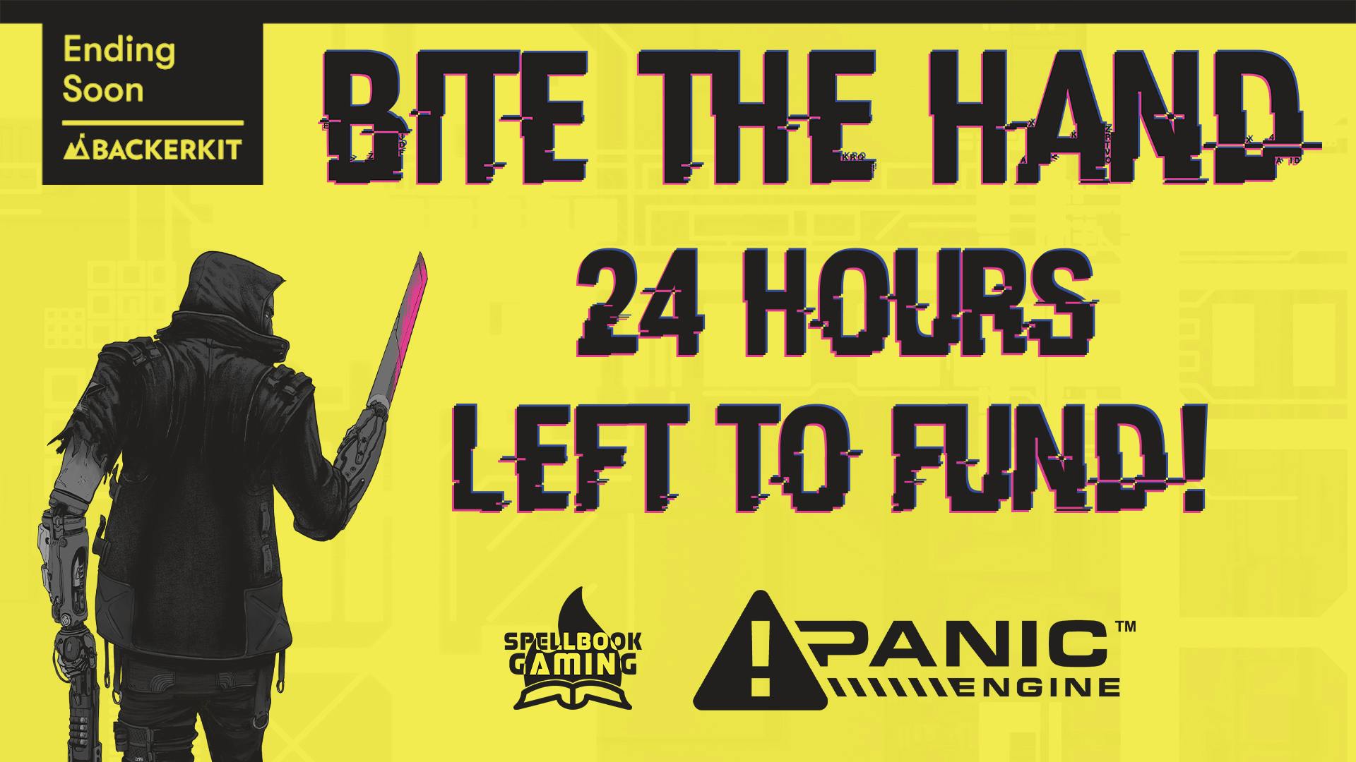 Bite The Hand - a Cyberpunk Panic Engine TTRPG - BackerKit