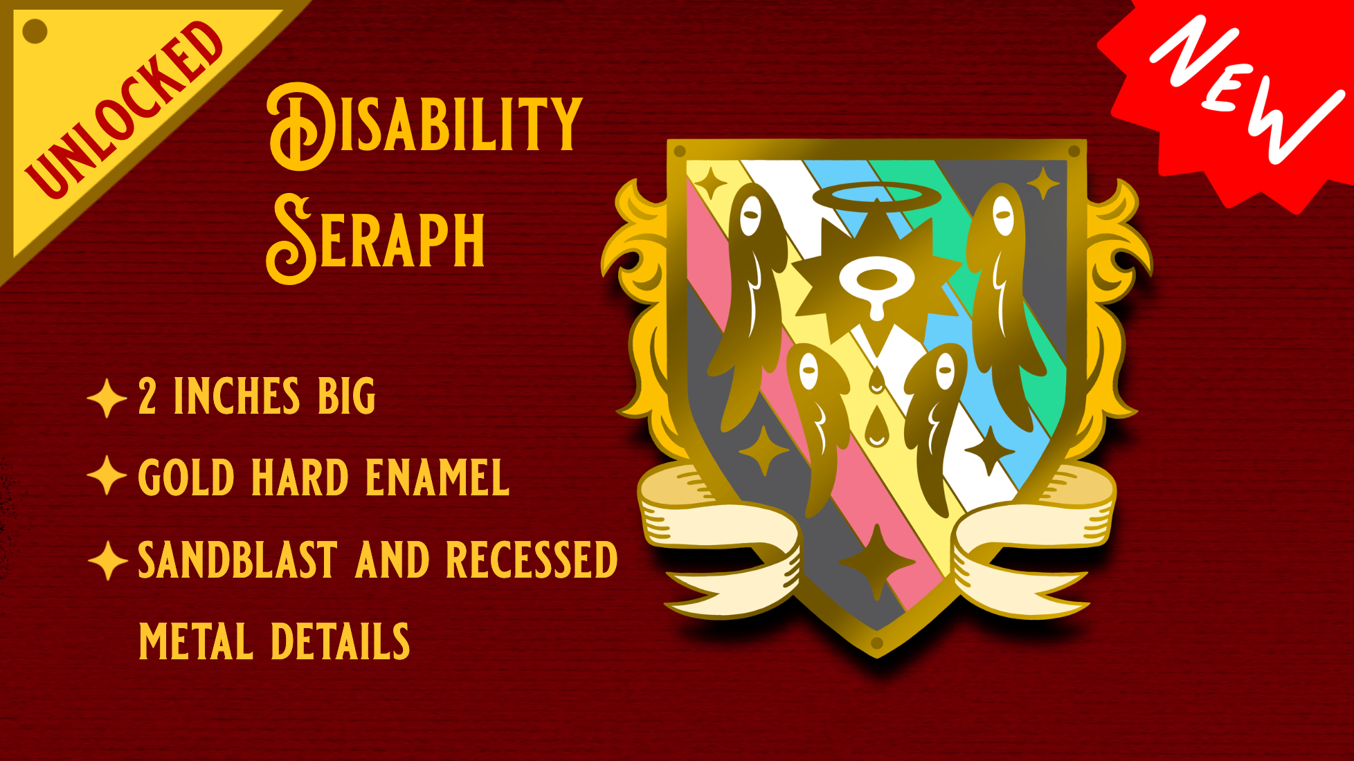 Mythical Pride Heraldry Pins | Series 2 Project Update: 2 New Flags ...