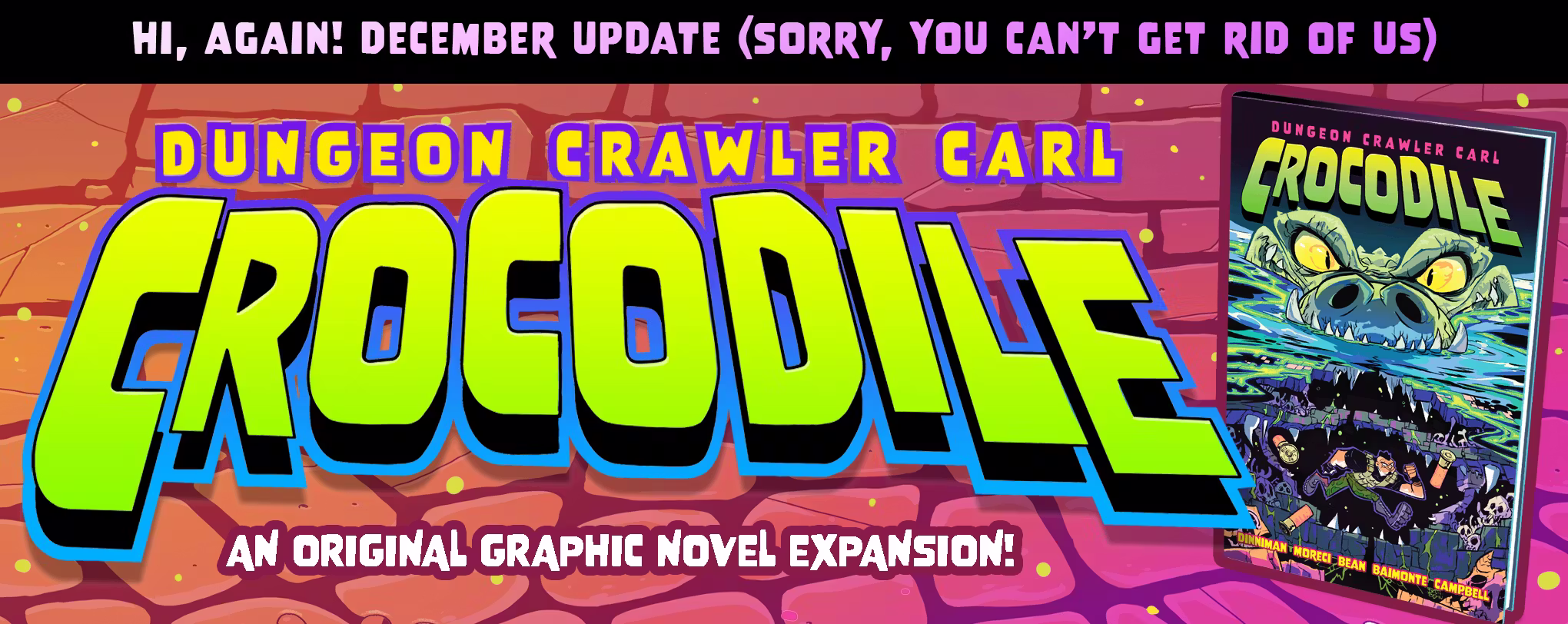 The Dungeon Crawler Carl: CROCODILE graphic novel Project Update: 🐊 ️ ...