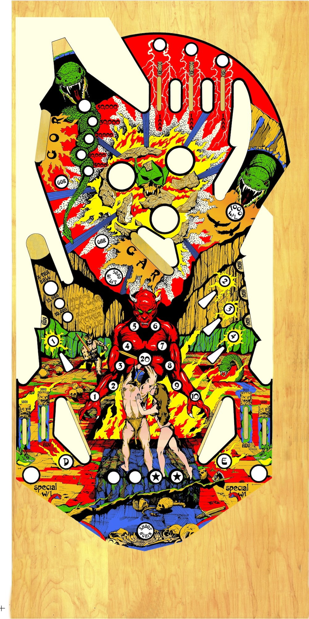Old-School Adventures & Pinball Crawl Classics! Project Update: Gorgar ...